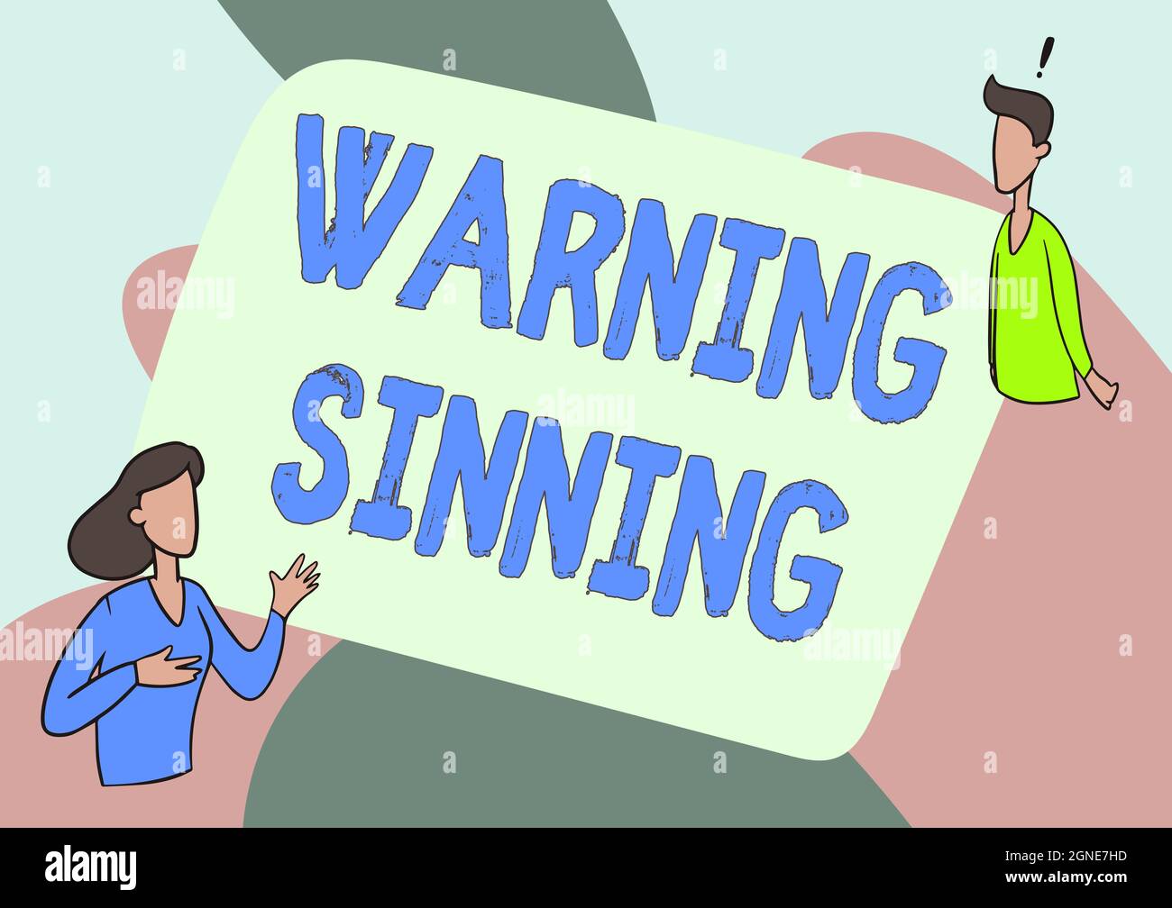 Hand writing sign Warning Sinning. Business overview stop the action ... Hand writing sign Warning Sinning. Business overview stop the action ...