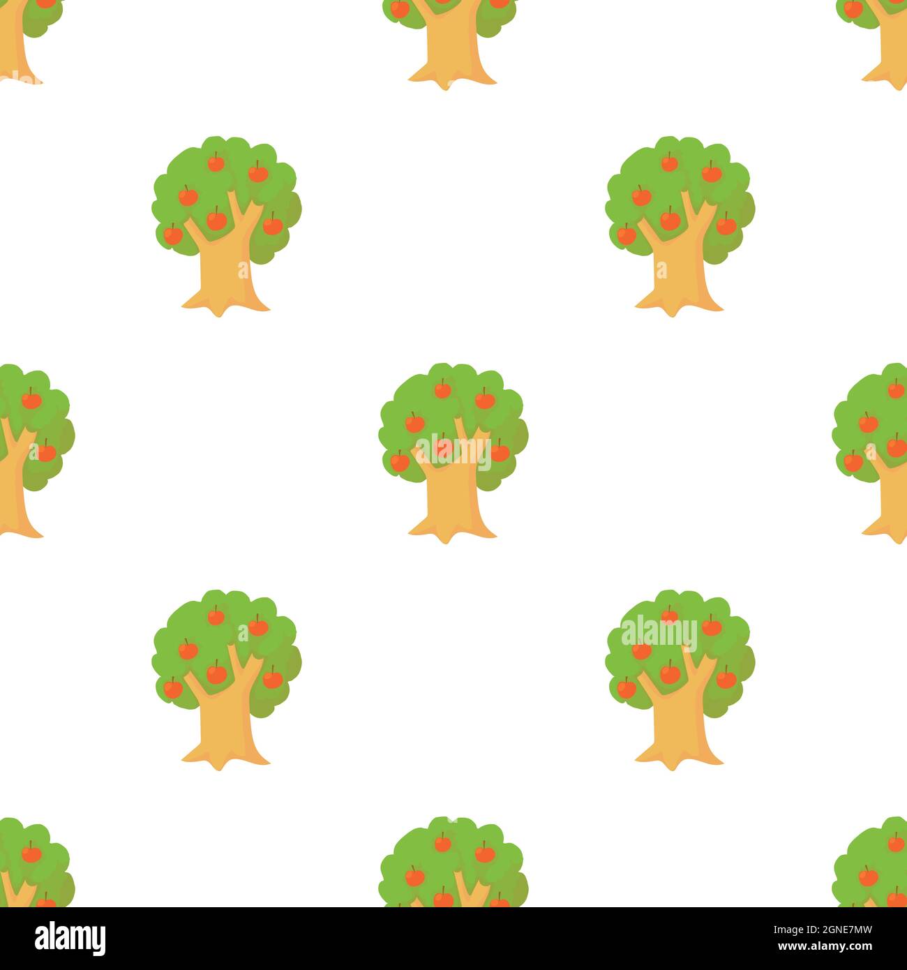 Apple tree pattern seamless background texture repeat wallpaper ...