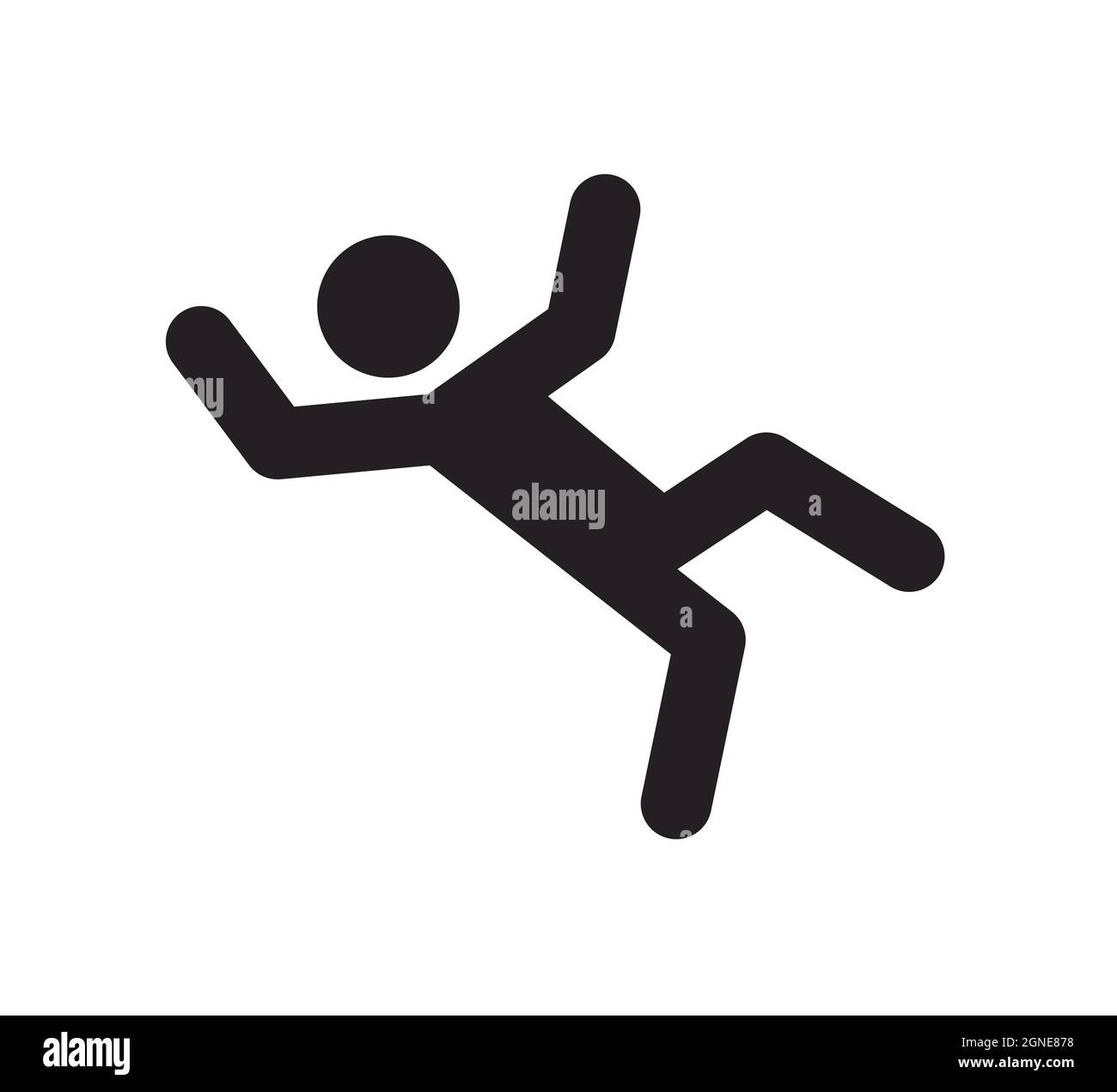 Slipped on Stock Vector Images - Alamy