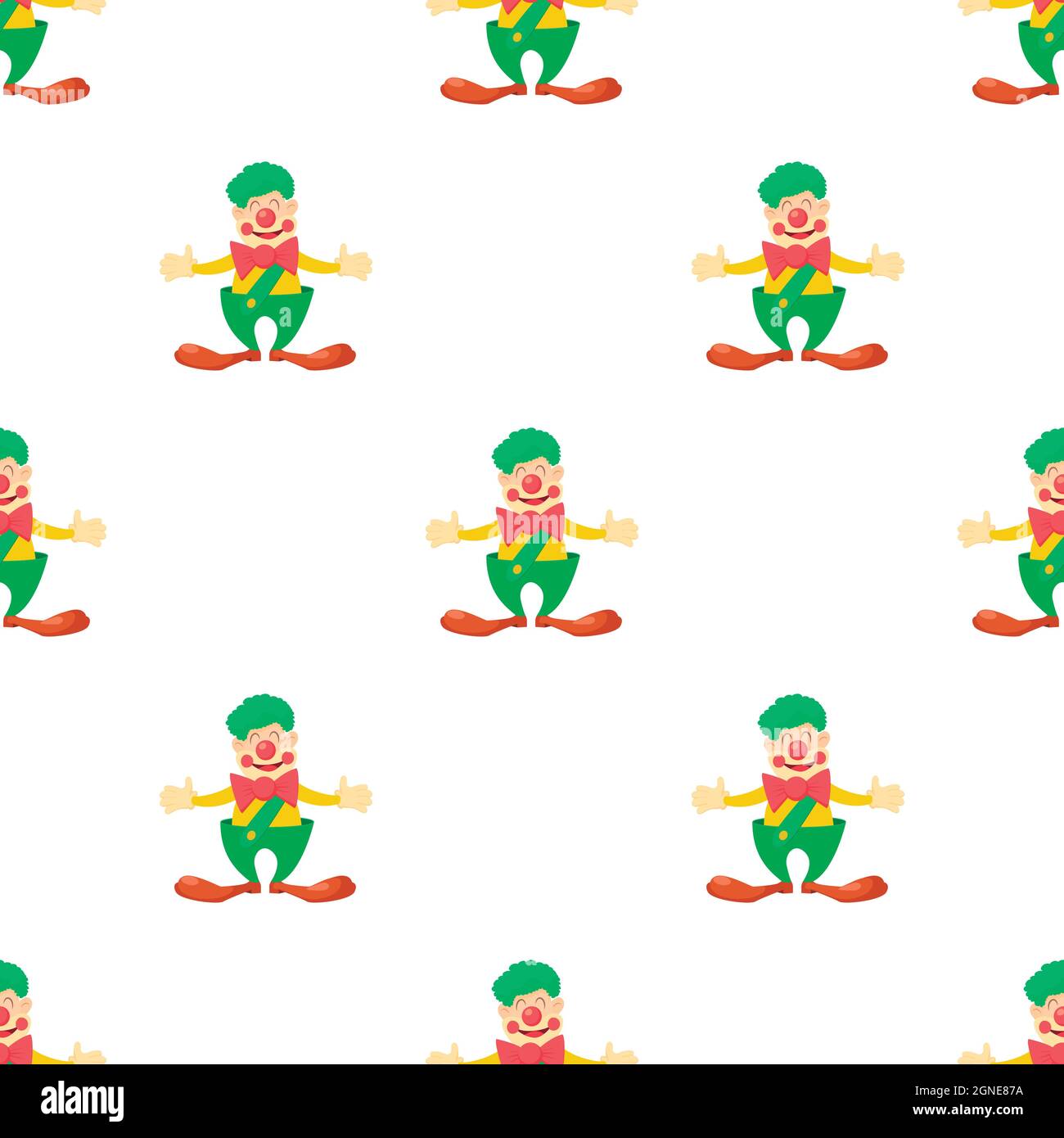 Clown pattern seamless background texture repeat wallpaper geometric ...