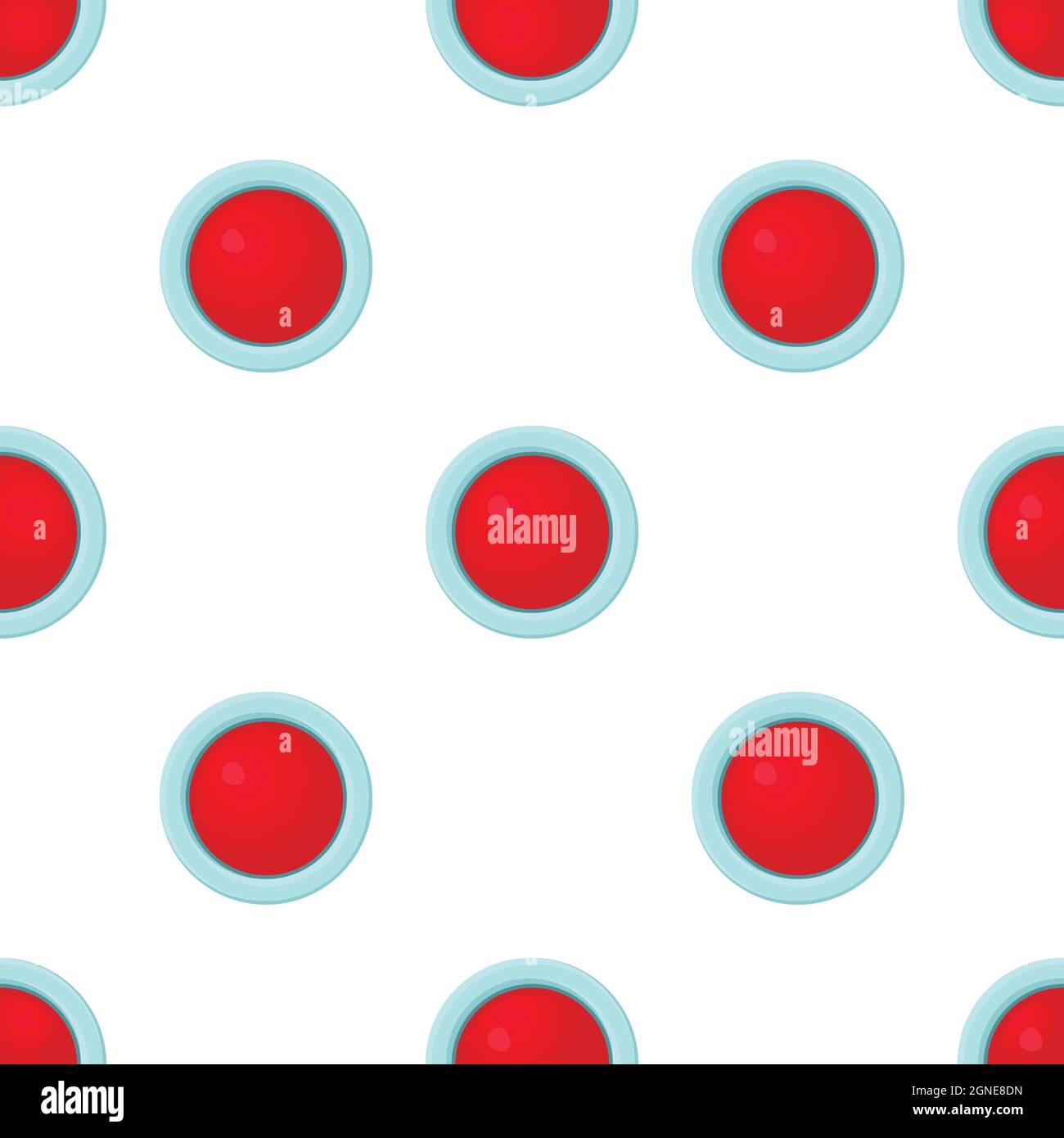 Red stop and panic button pattern seamless background texture repeat ...