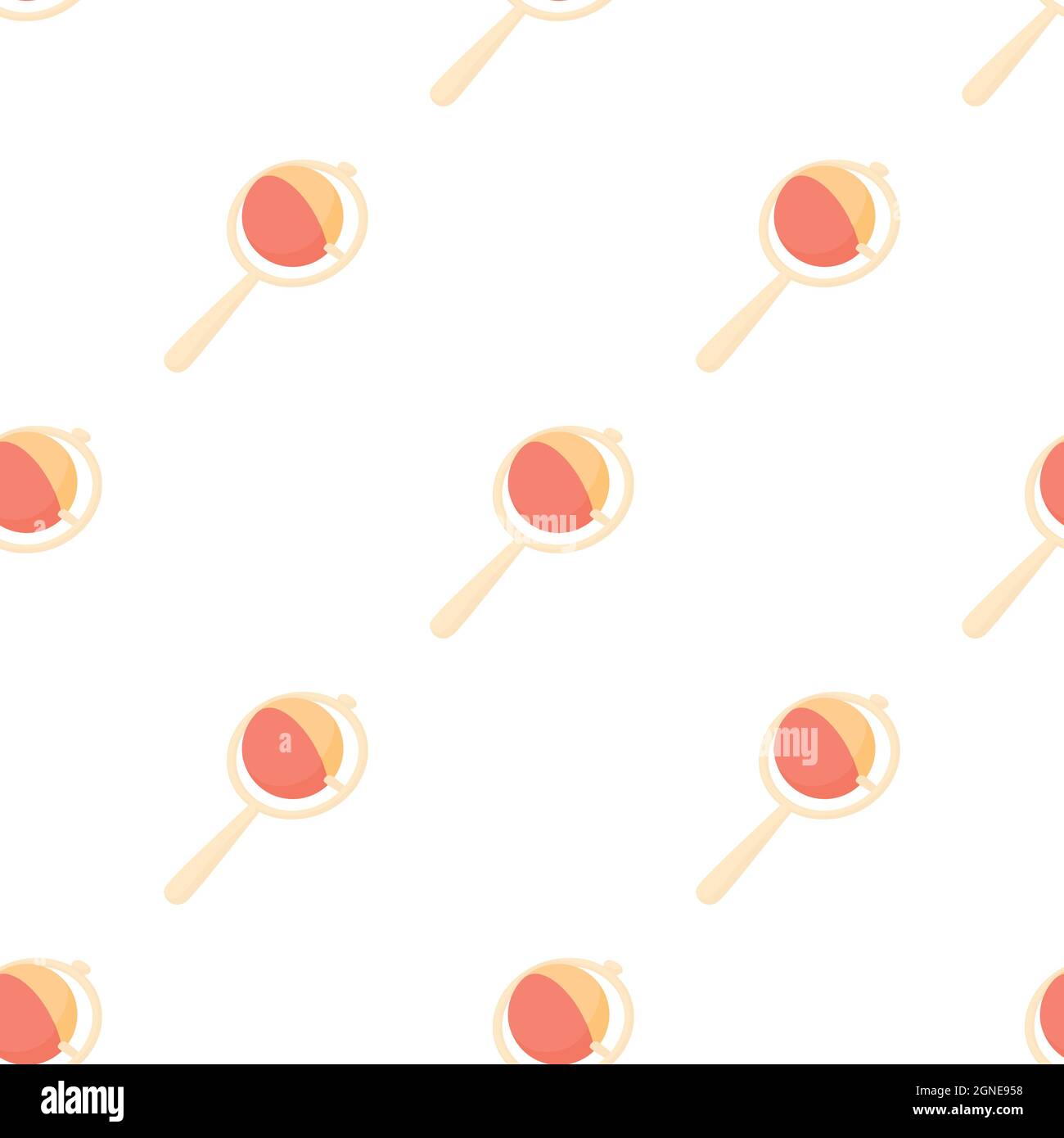 Baby rattle toy pattern seamless background texture repeat wallpaper ...