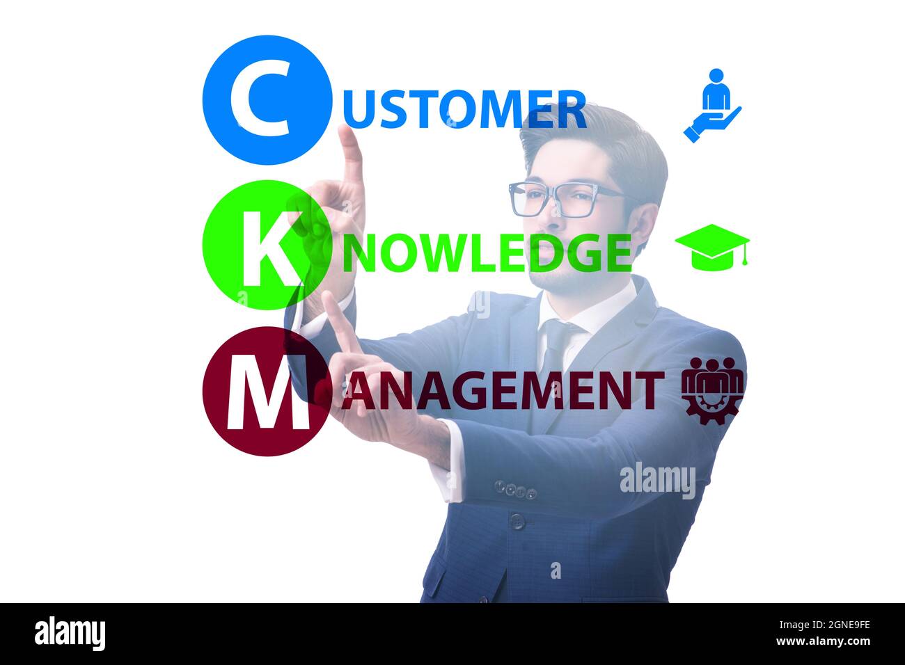 Customer knowledge management (CKM) marketing concept Stock Photo - Alamy