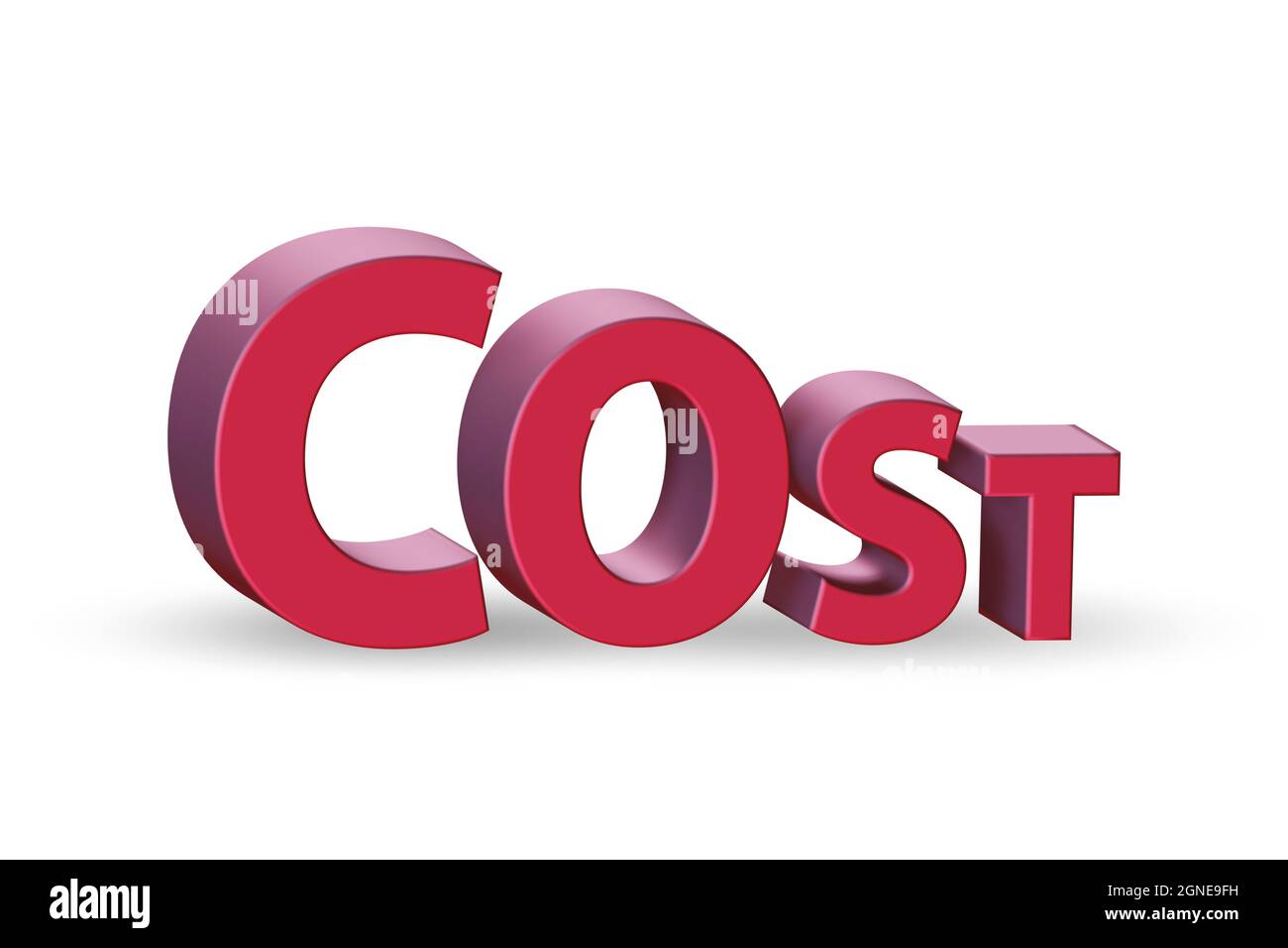 Cost optimisation concept with the falling costs Stock Photo - Alamy