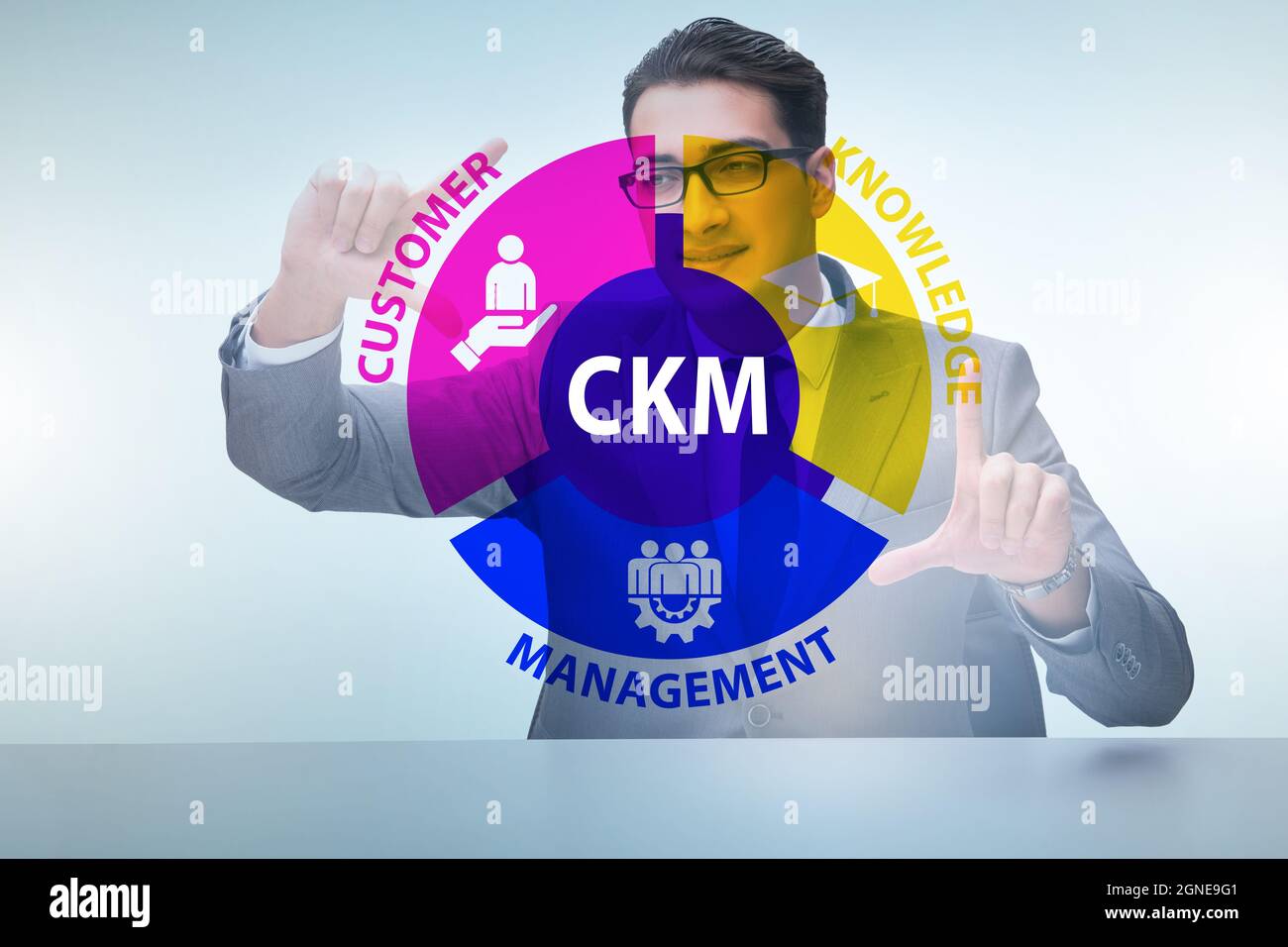 Customer knowledge management (CKM) marketing concept Stock Photo - Alamy