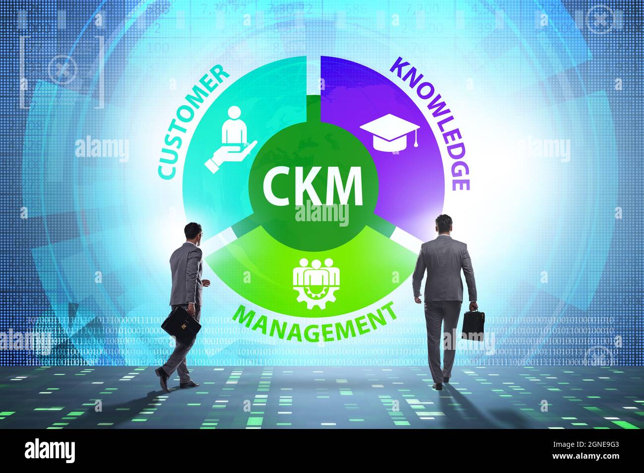 Customer knowledge management business and marketing concept Stock ...