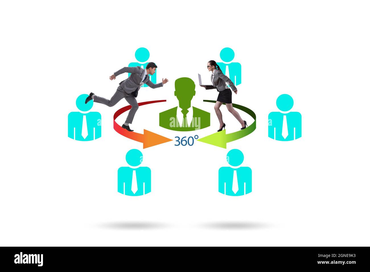 360 degree customer view for the marketing purposes Stock Photo - Alamy