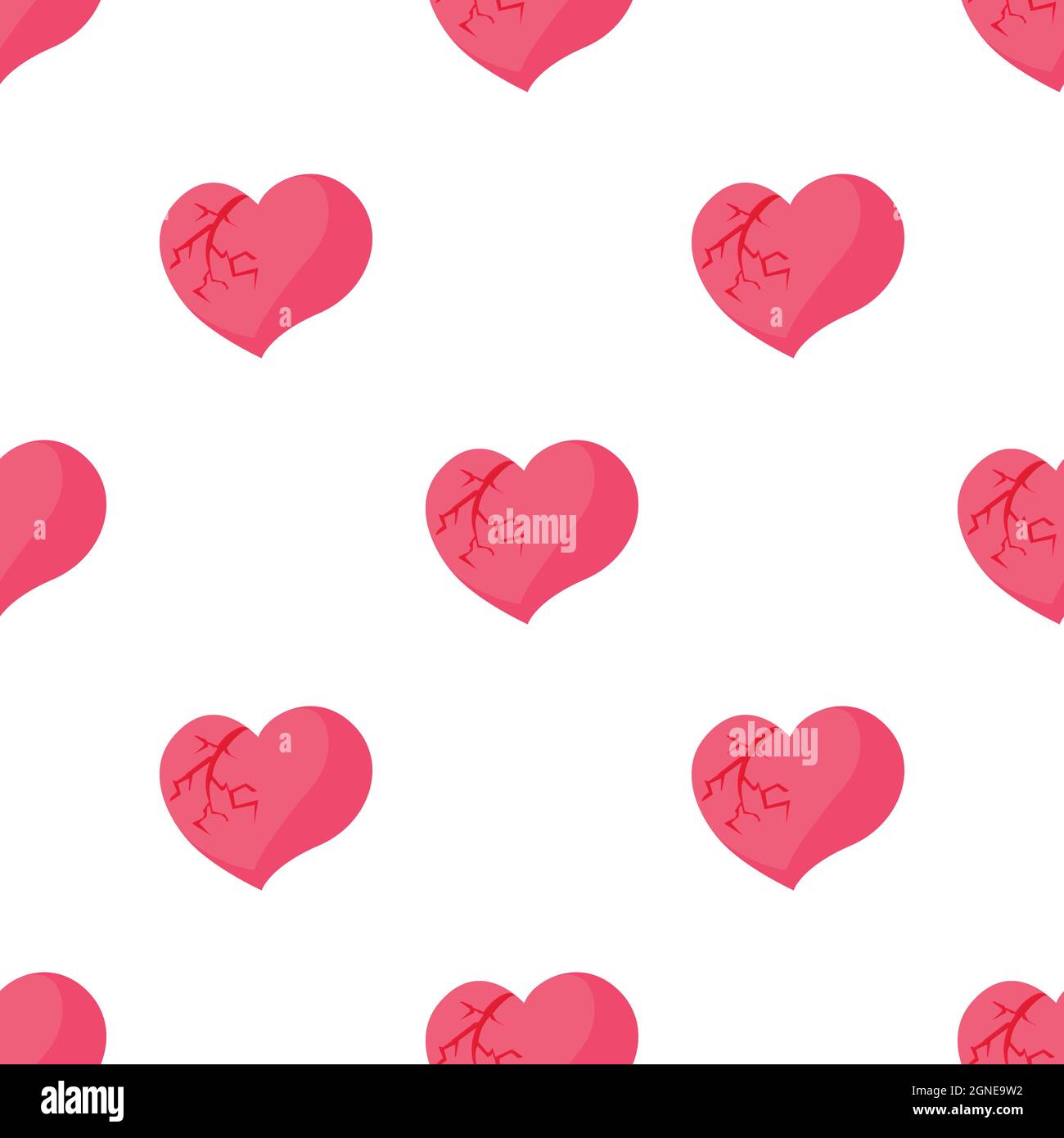 Broken heart pattern seamless background texture repeat wallpaper ...