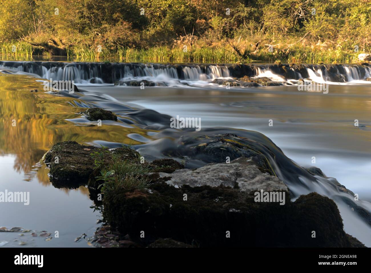 Waterfalls on the Dobra River in Croatia Stock Photo - Alamy