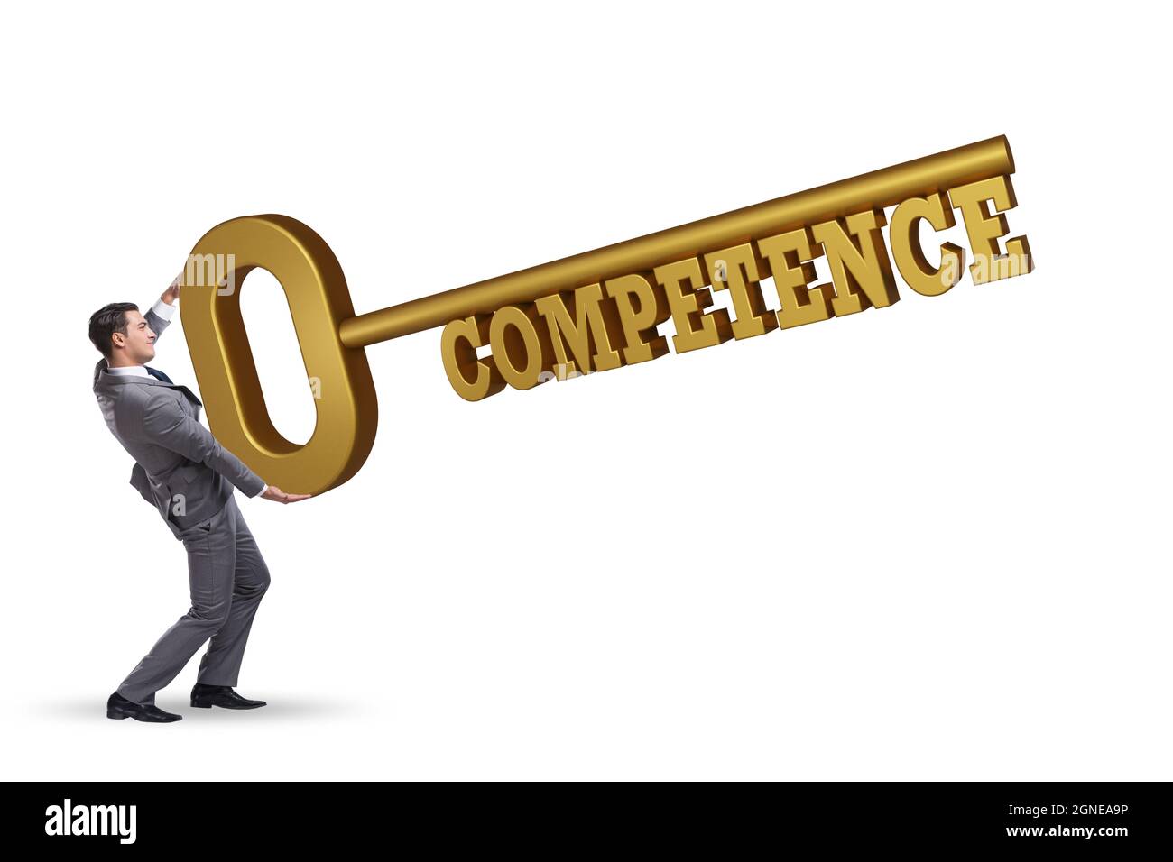 Experience and competence concept with the key Stock Photo - Alamy