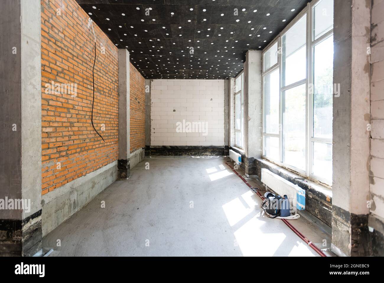 Interior of modern house with empty space Stock Photo - Alamy