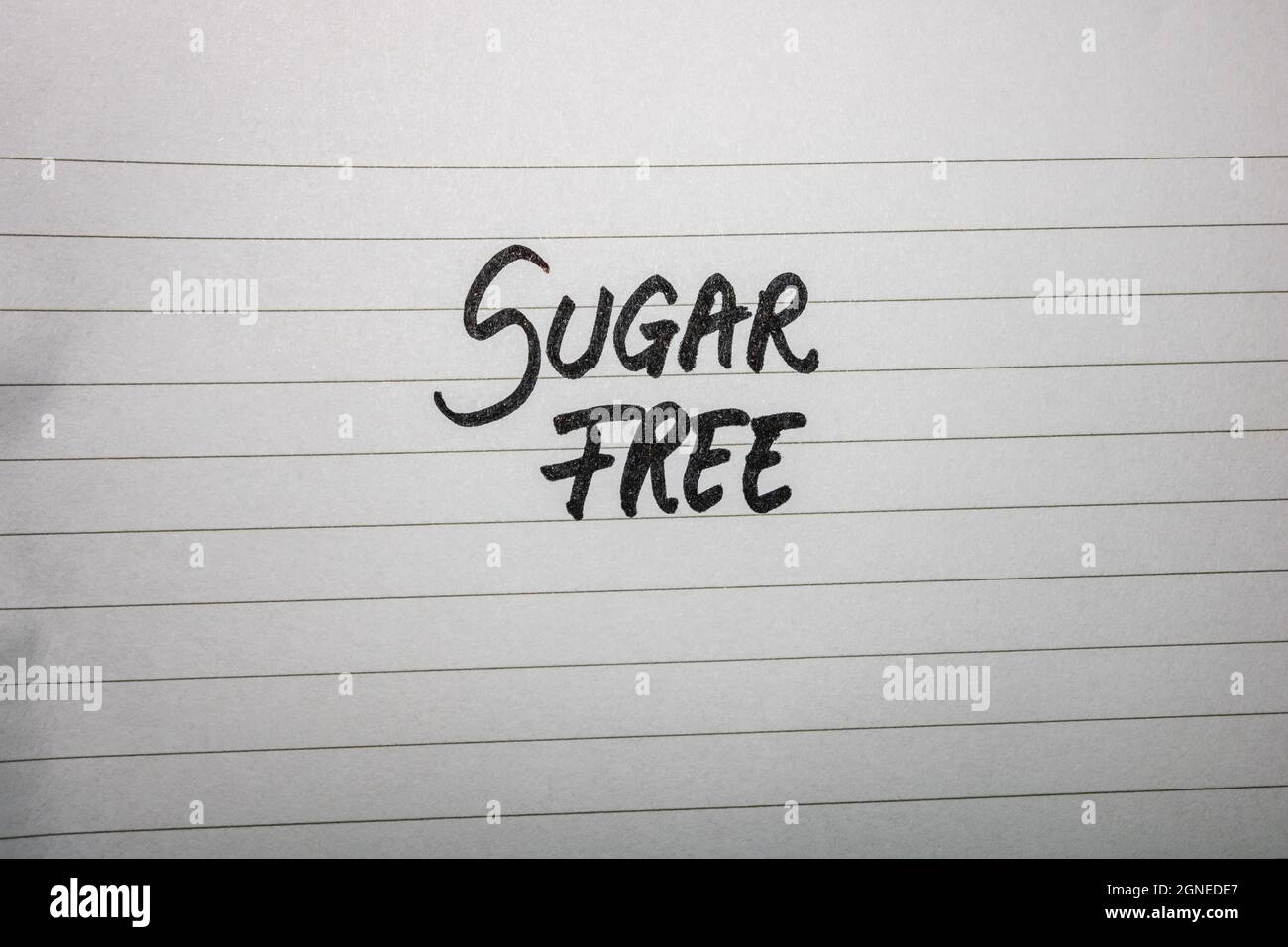 Handwritten notes on white note paper Stock Photo - Alamy