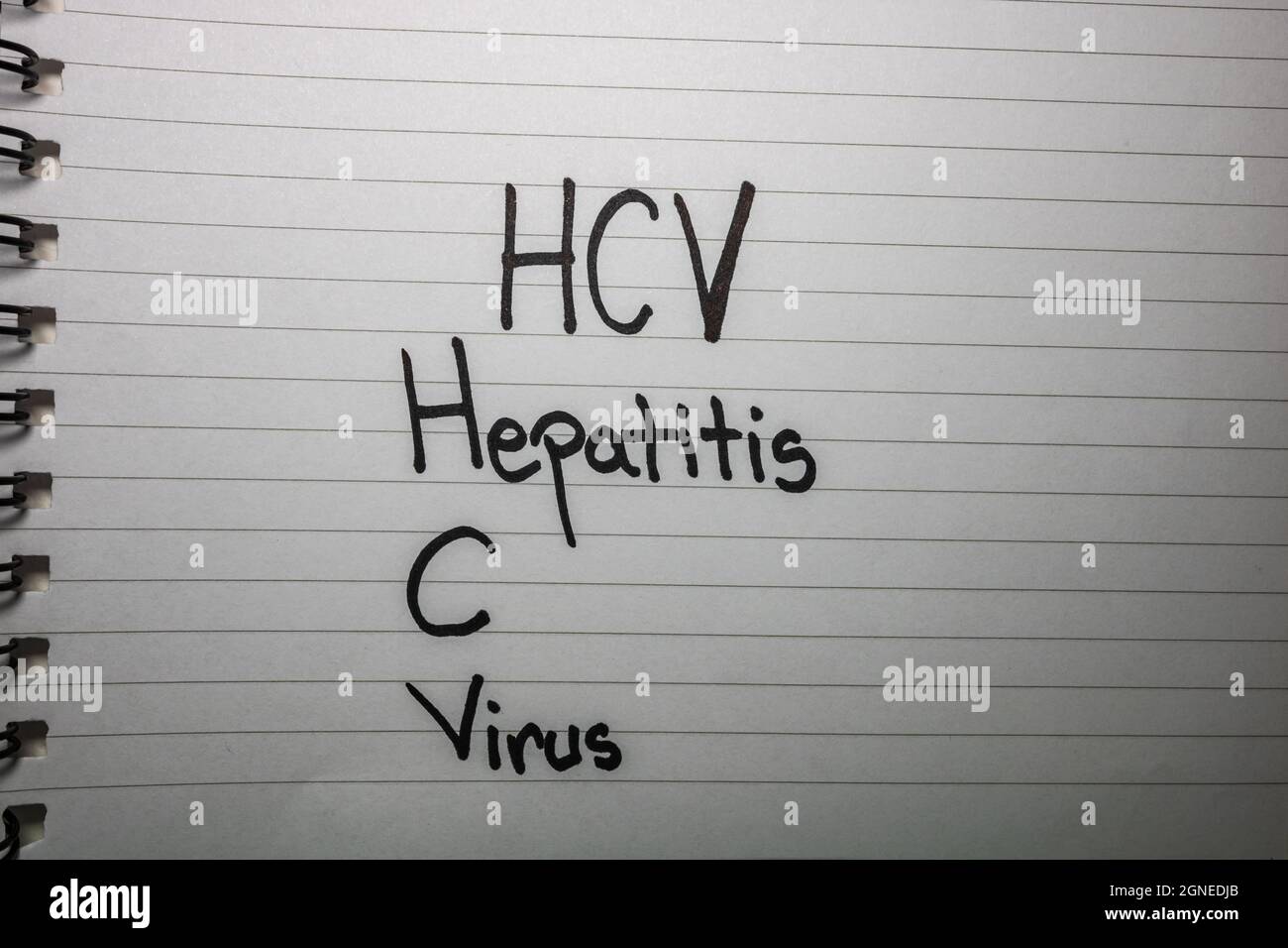 Handwritten notes on white note paper Stock Photo - Alamy