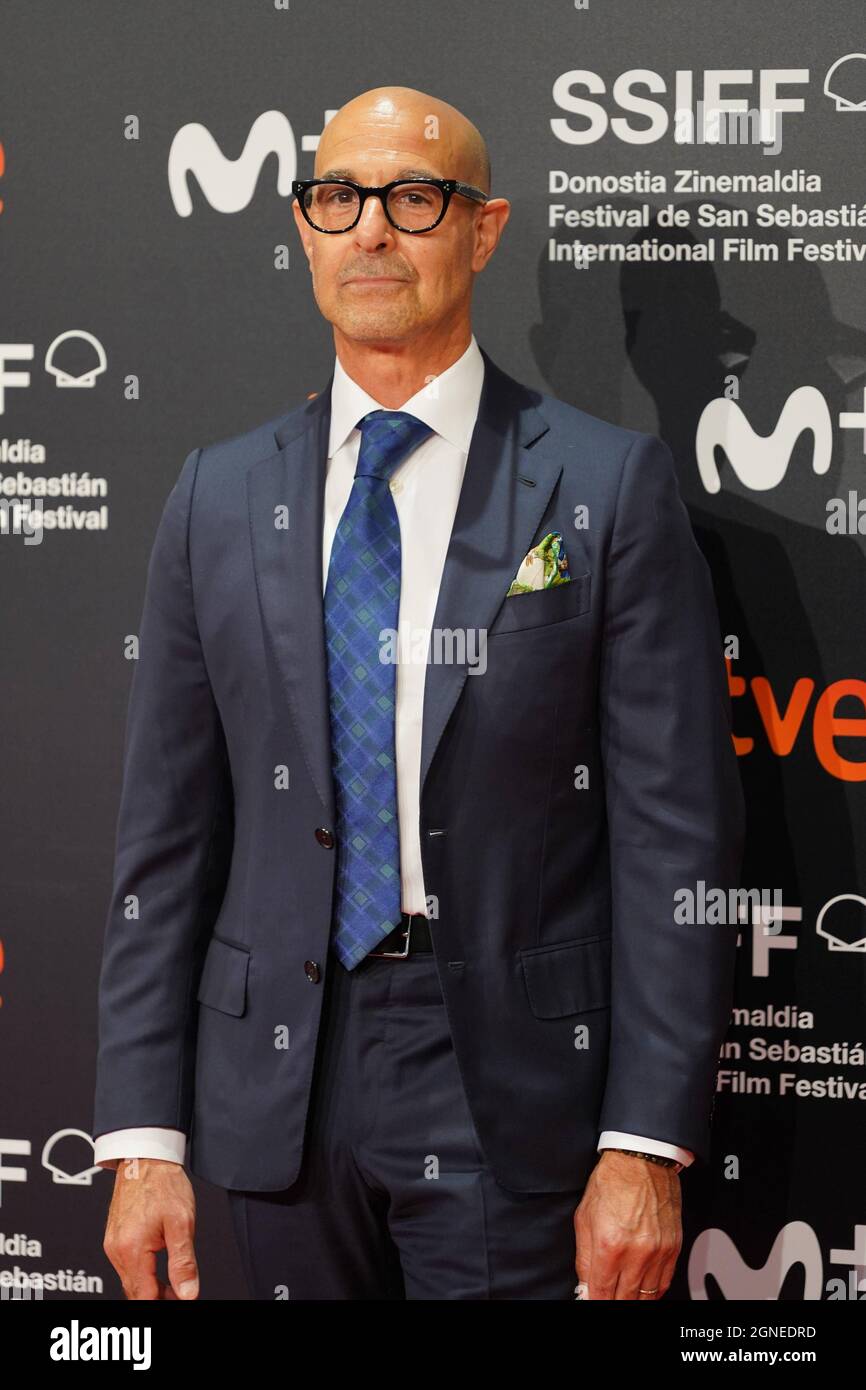 San Sebastian, Spain. 24th Sep, 2021. Actor Stanley Tucci at the ...