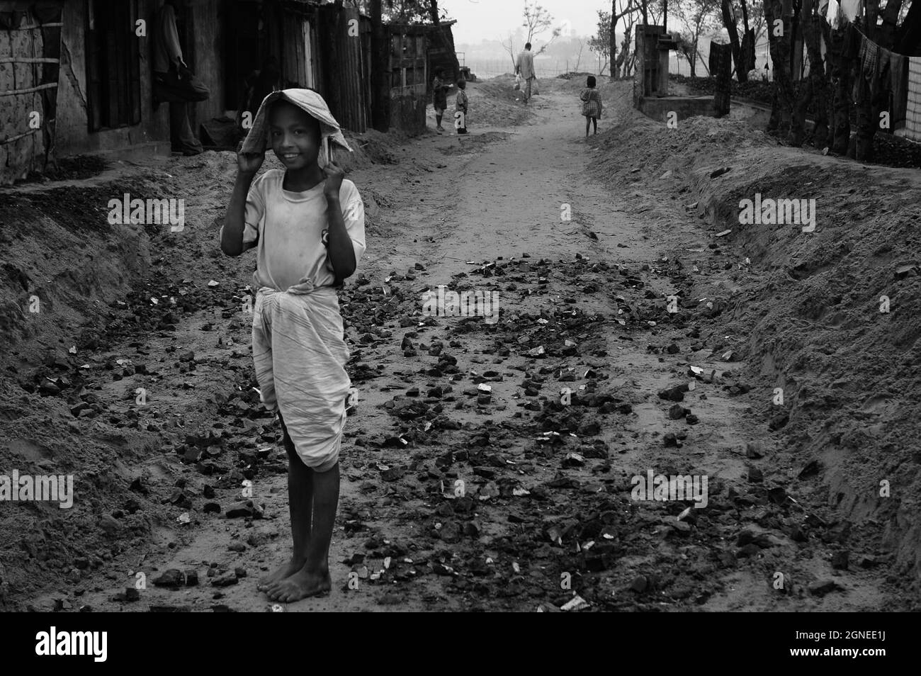 Just beside the camp area there is an embankment (baadh). This is the ...