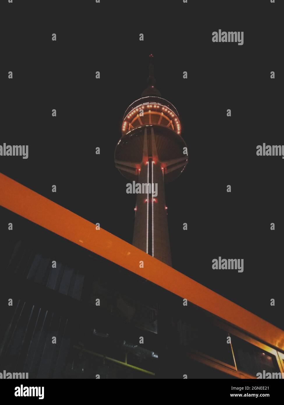 Kuwait Liberation Tower Lower Angle View Stock Photo - Alamy
