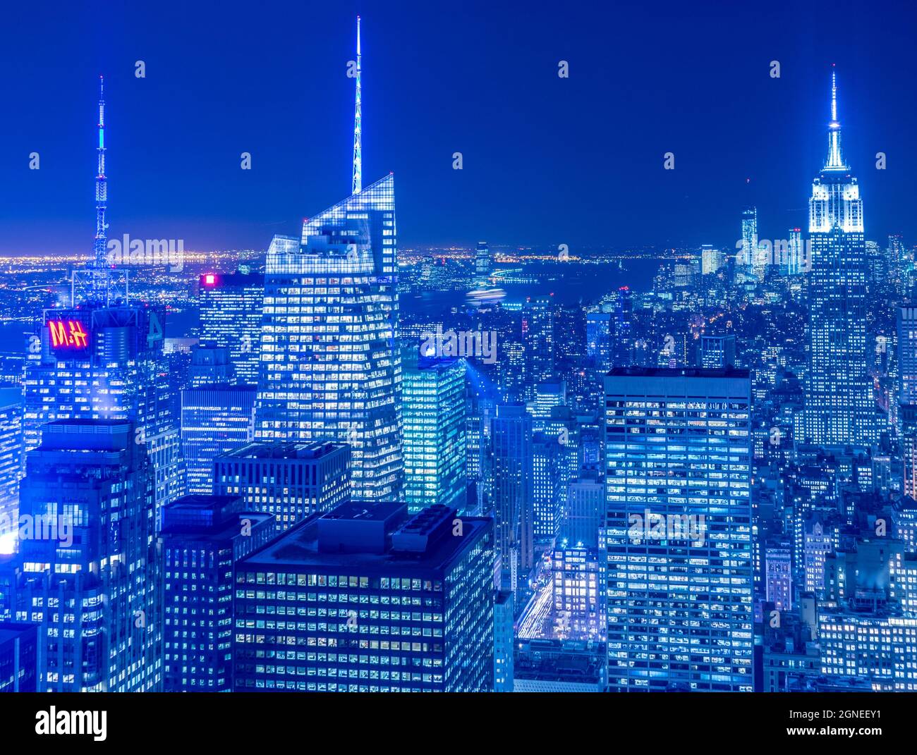 New York - DECEMBER 20, 2013: View of Lower Manhattan on December 20 in ...