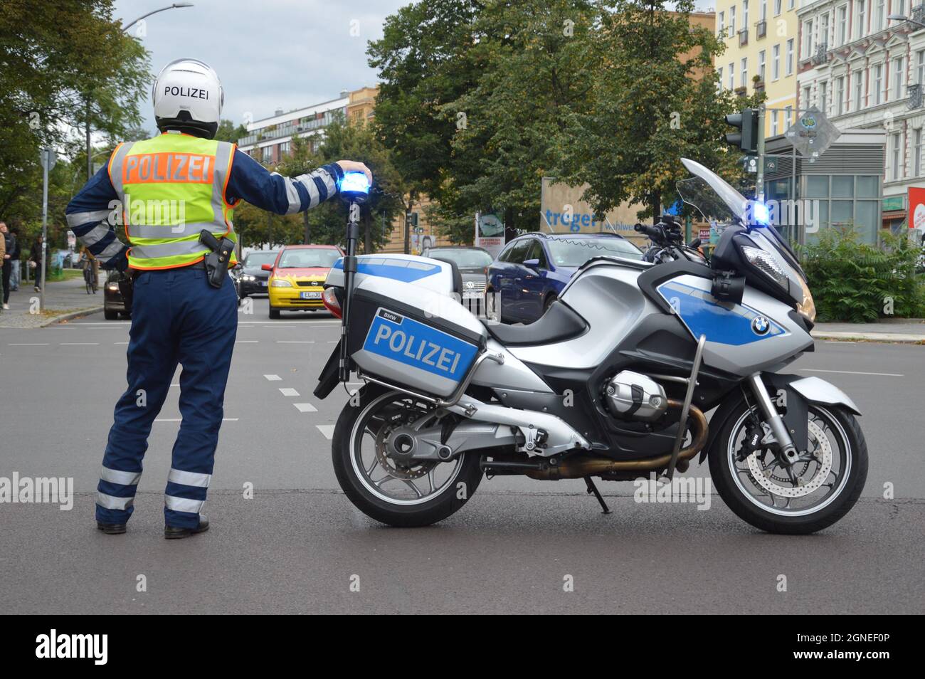 Berlin germany police motorcycles hi-res stock photography and images ...
