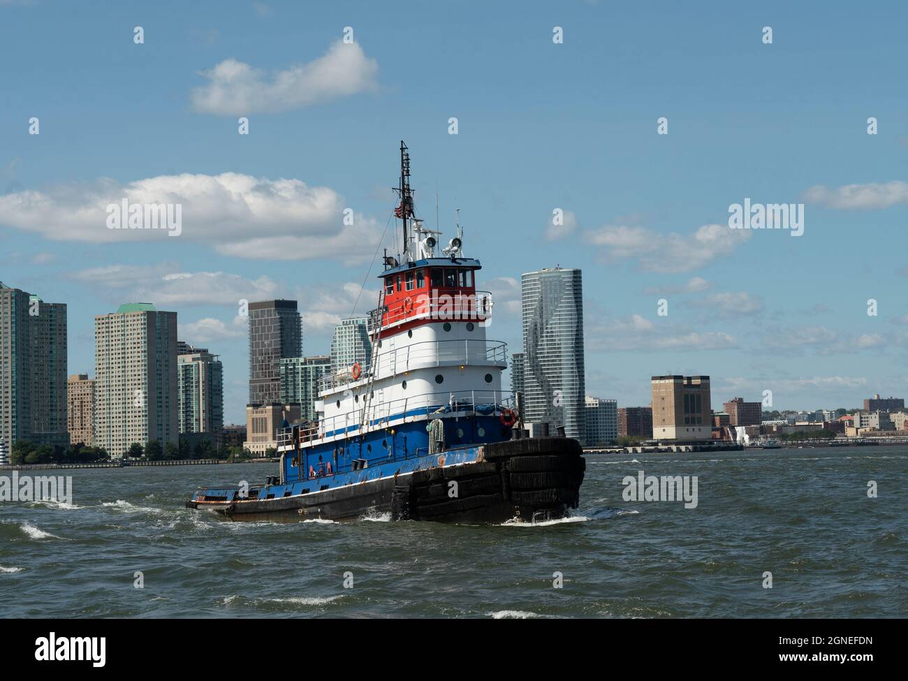 On Sept. 10, 2021 the tugboat Liz Vinik was in a procession of boats ...