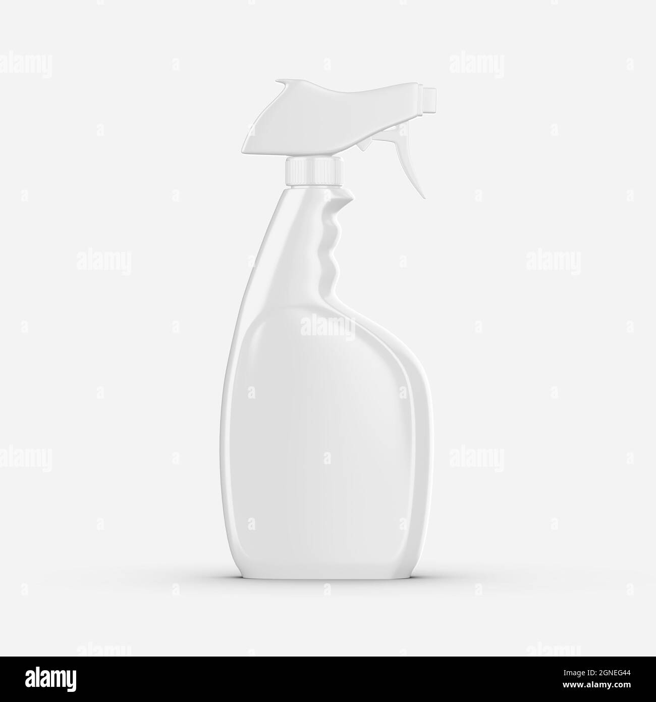 Spray bottle white 3D rendering isolated white background Stock Photo ...