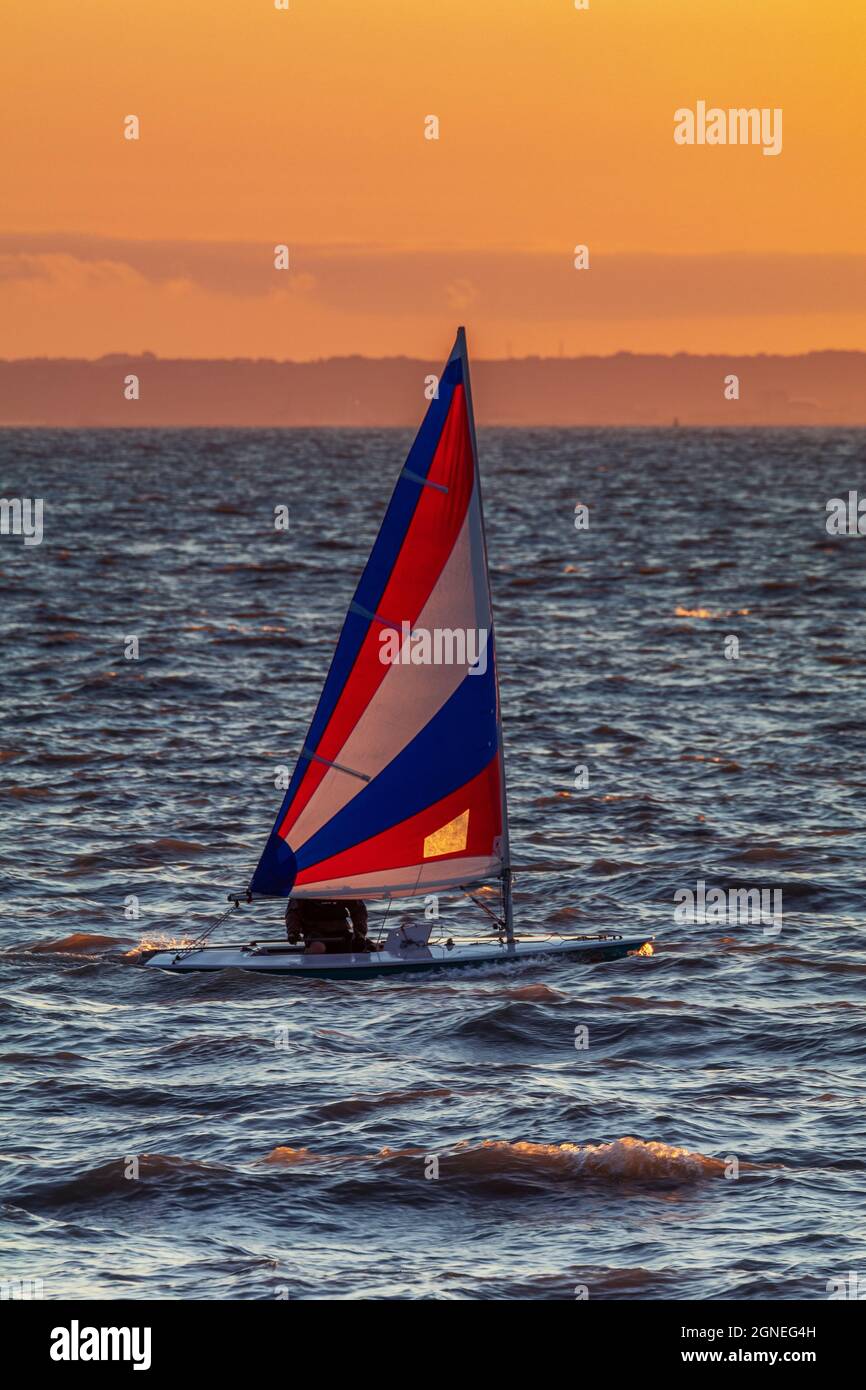 Sailing dinghies and sunlight sea hi-res stock photography and images ...