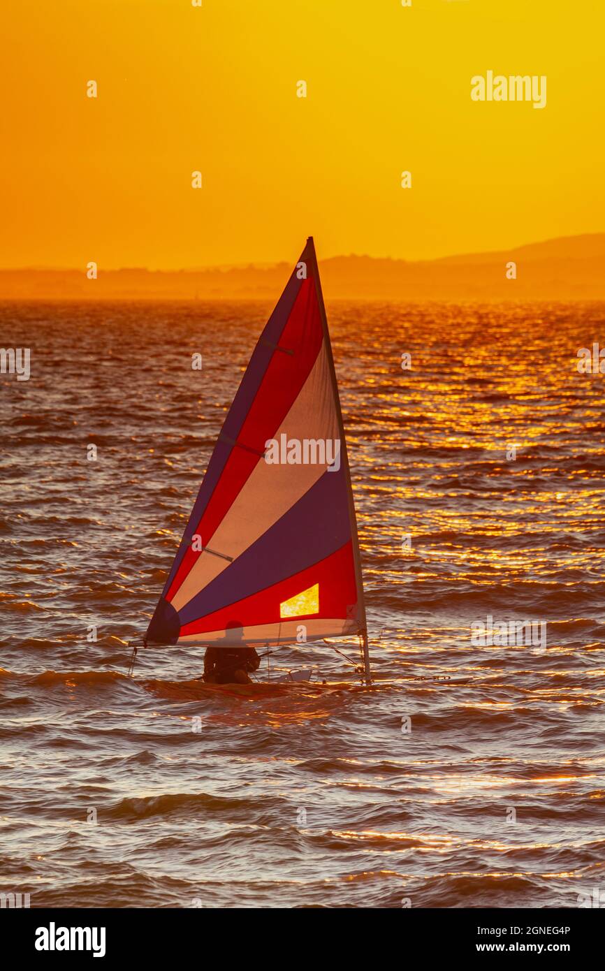 Sailing dinghies and sunlight sea hi-res stock photography and images ...