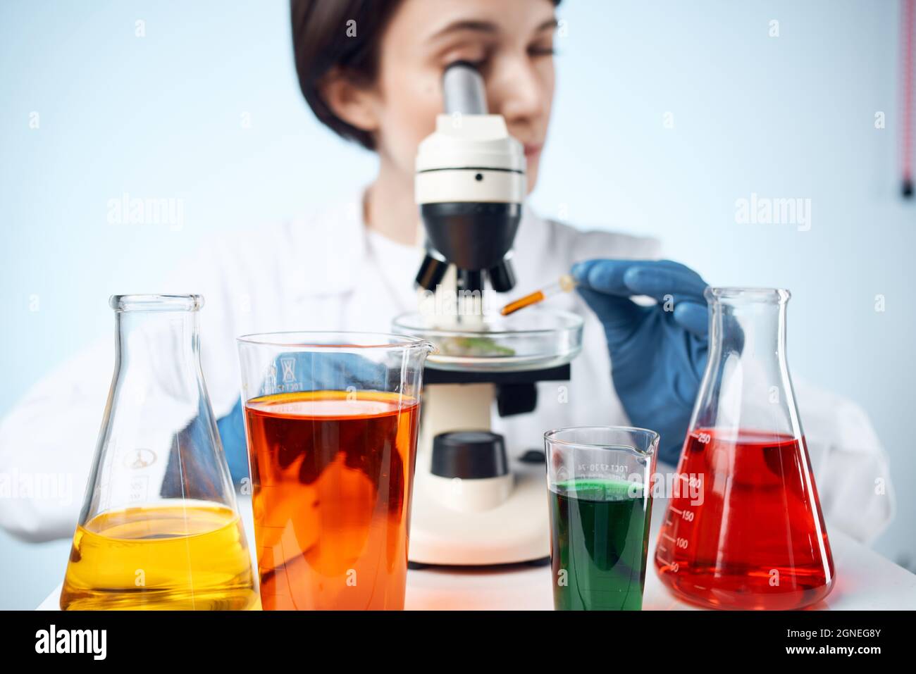 laboratory assistant research biology ecology experiment Studio Stock ...