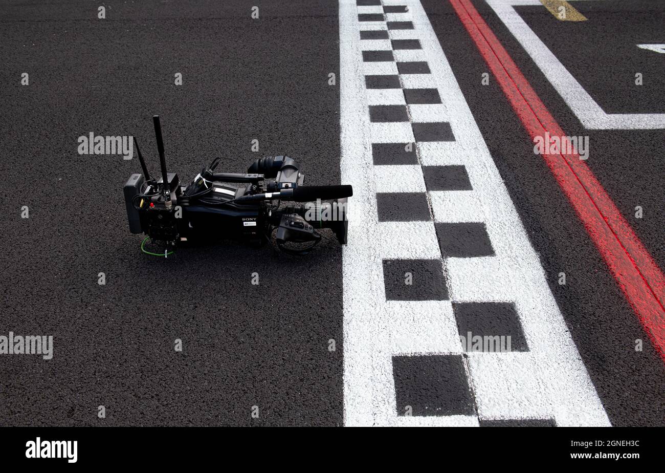 Racing camera tv hi-res stock photography and images - Alamy