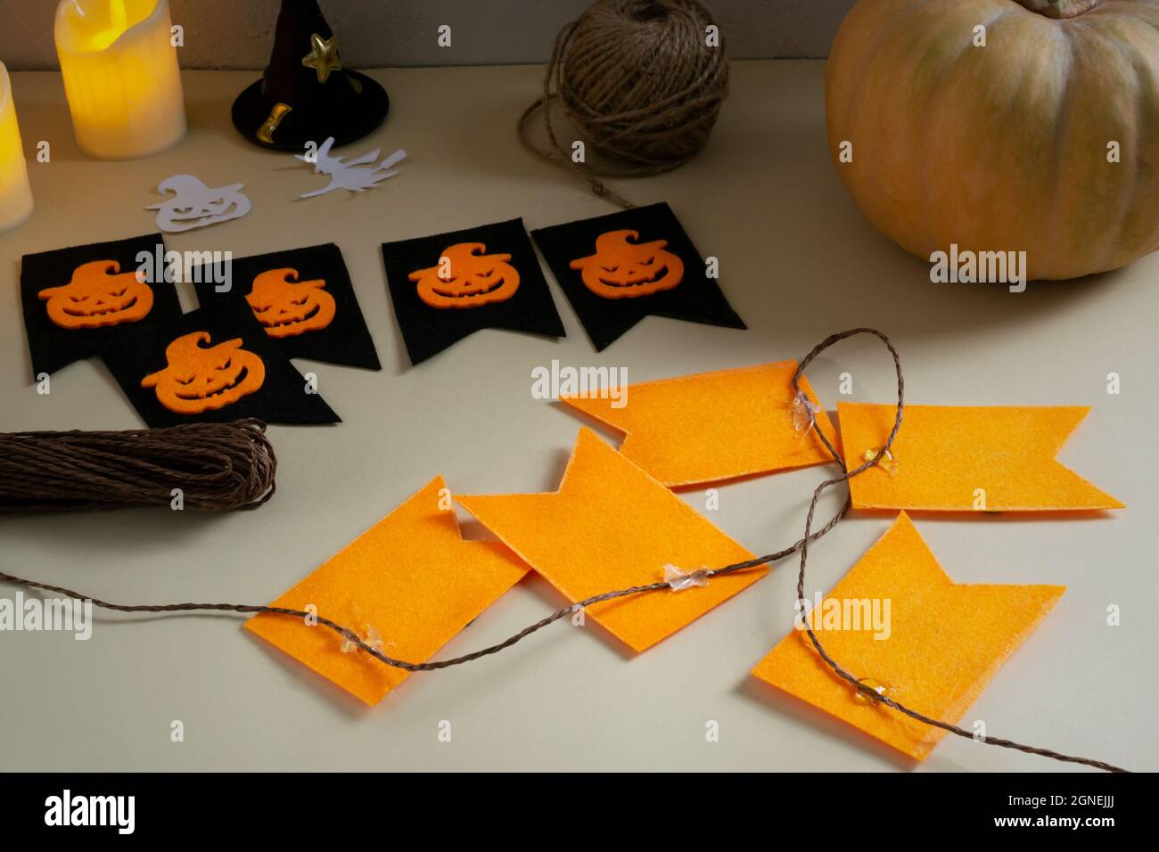 Felt craft flags hi-res stock photography and images - Alamy