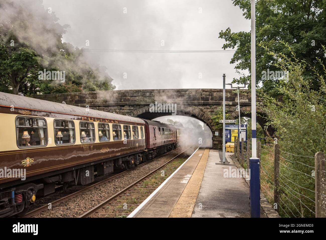 Road Bridge At Long Preston Station High Resolution Stock Photography ...