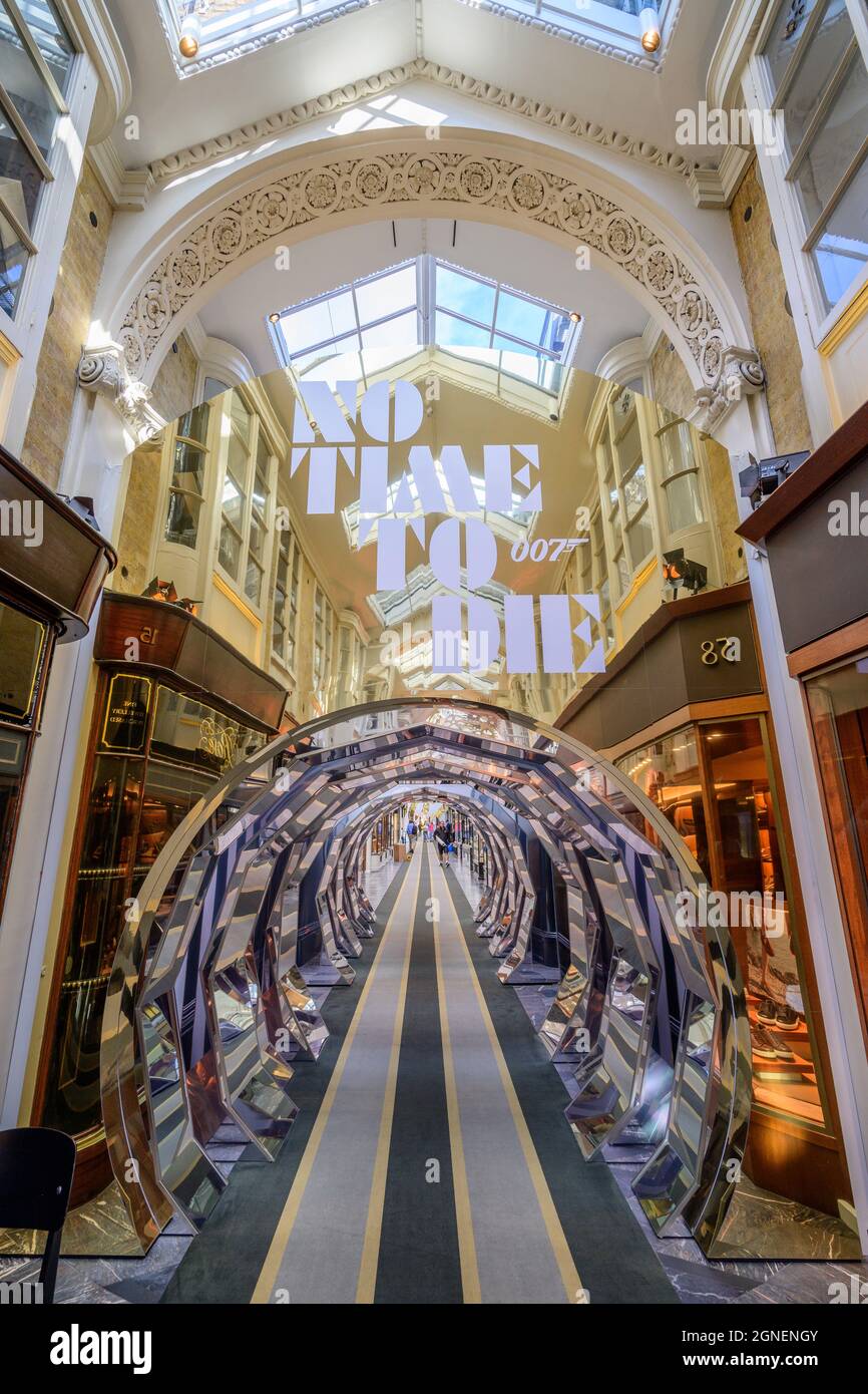 24 September 2021. James Bond 007 themed No Time to Die interior at ...