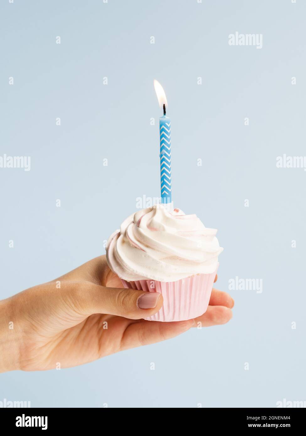 hand holding delicious muffin. High quality and resolution beautiful ...