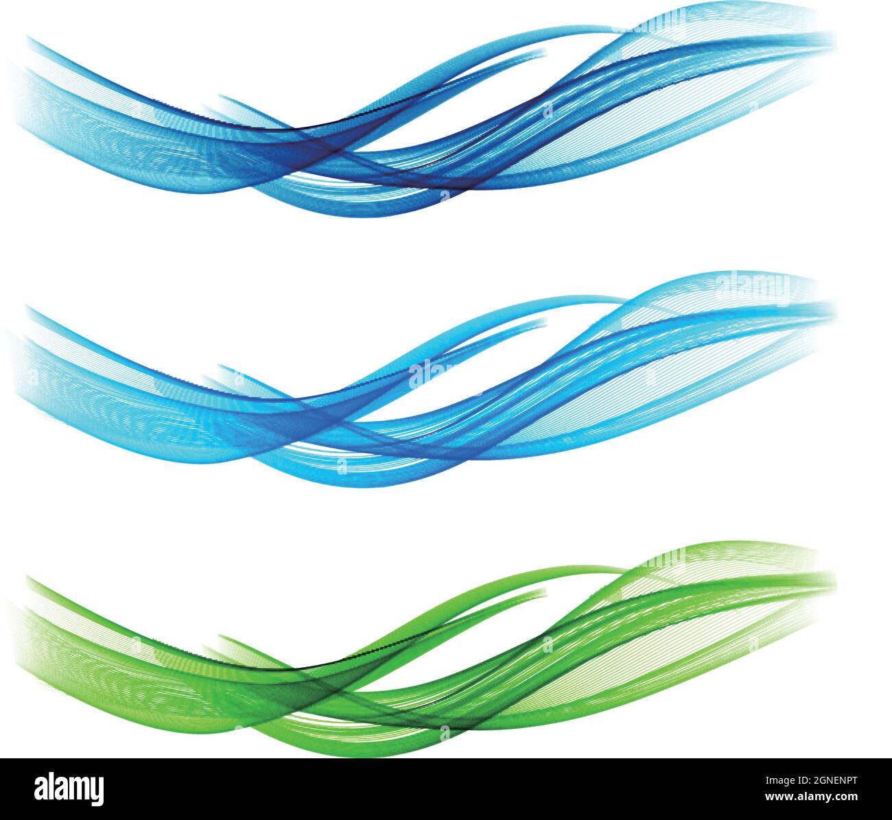 Set of abstract wave. Vector illustration Stock Vector Image & Art - Alamy