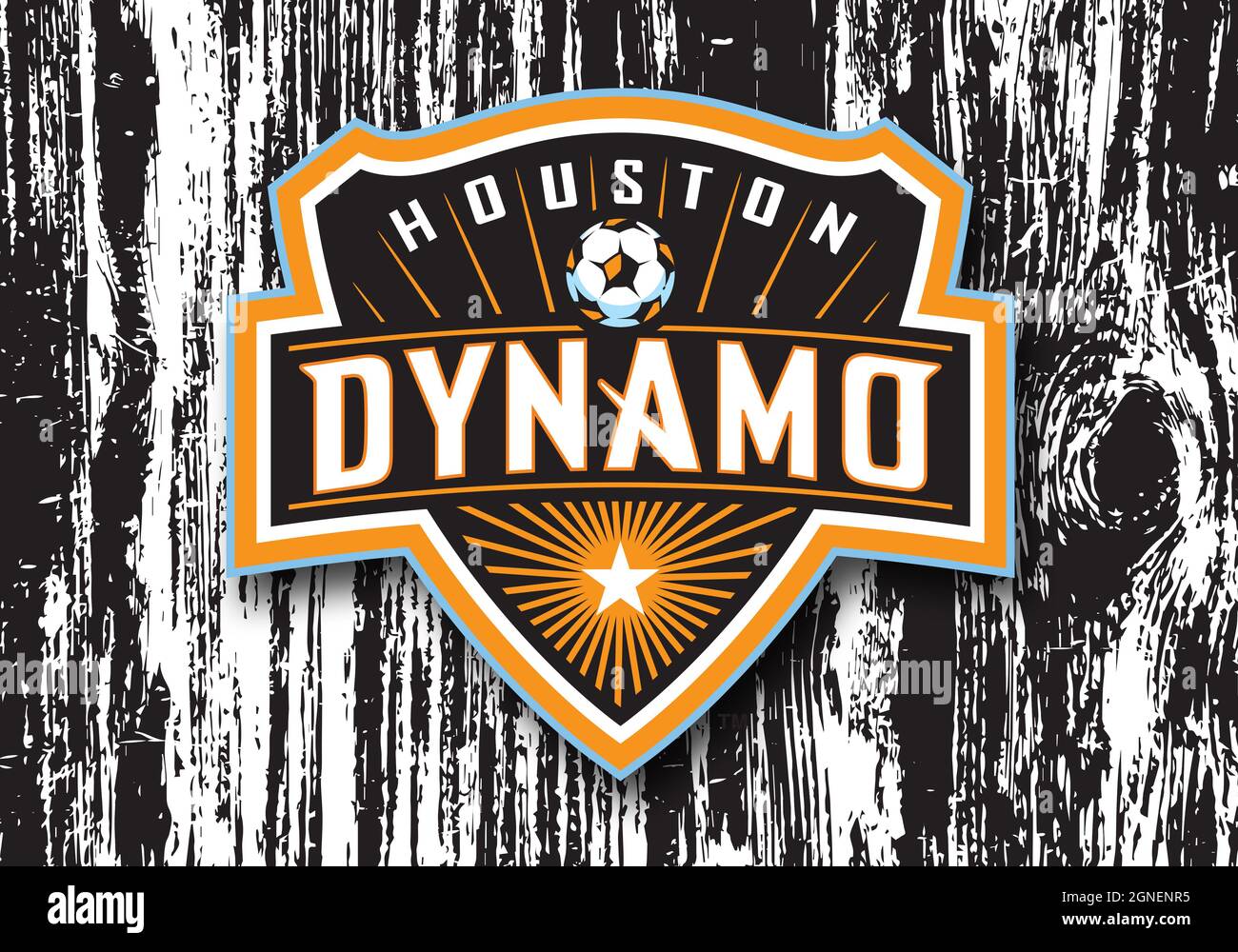 Coat of arms Houston Dynamo FC, American professional soccer club based ...