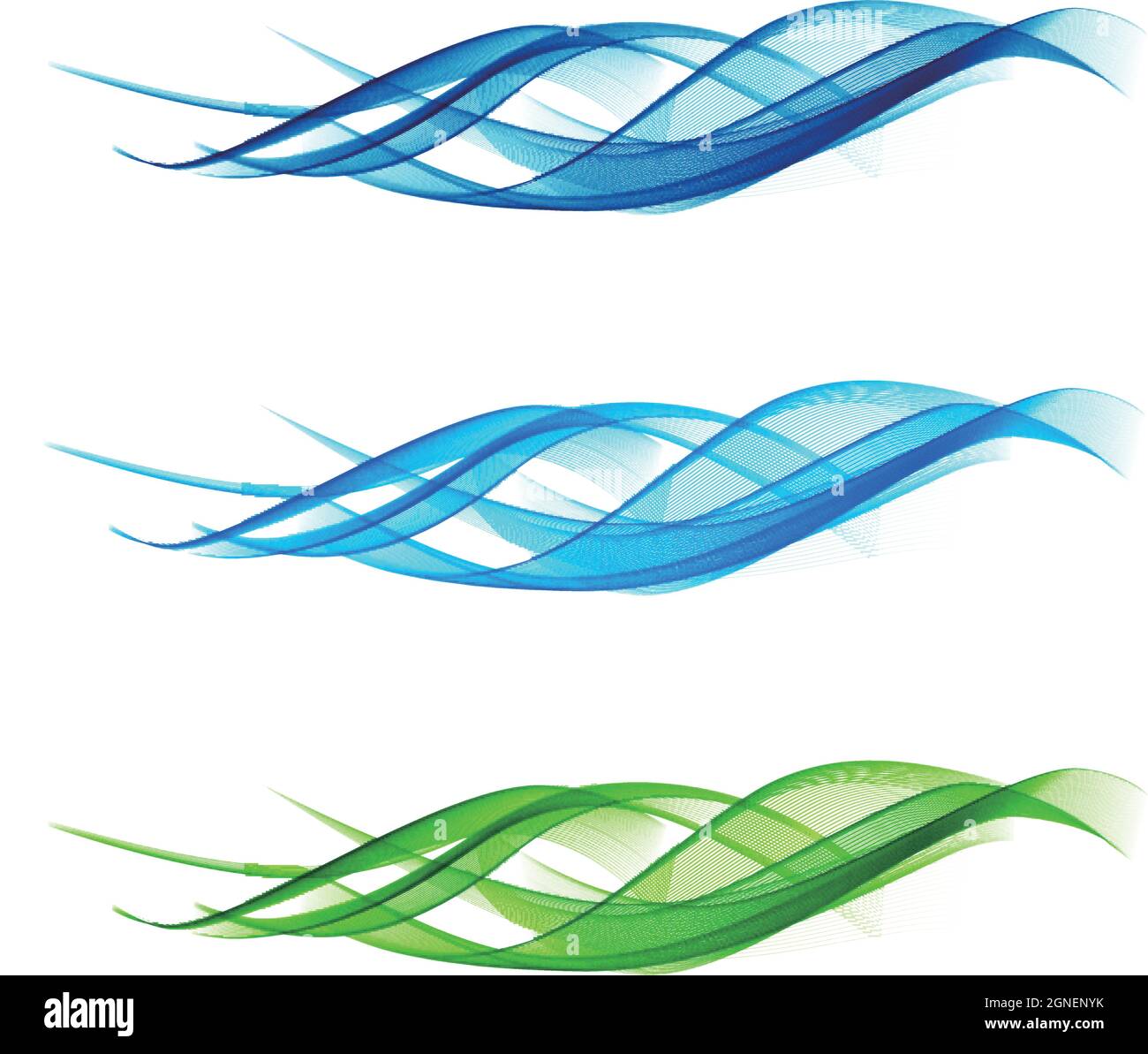Set of abstract wave. Vector illustration Stock Vector Image & Art - Alamy