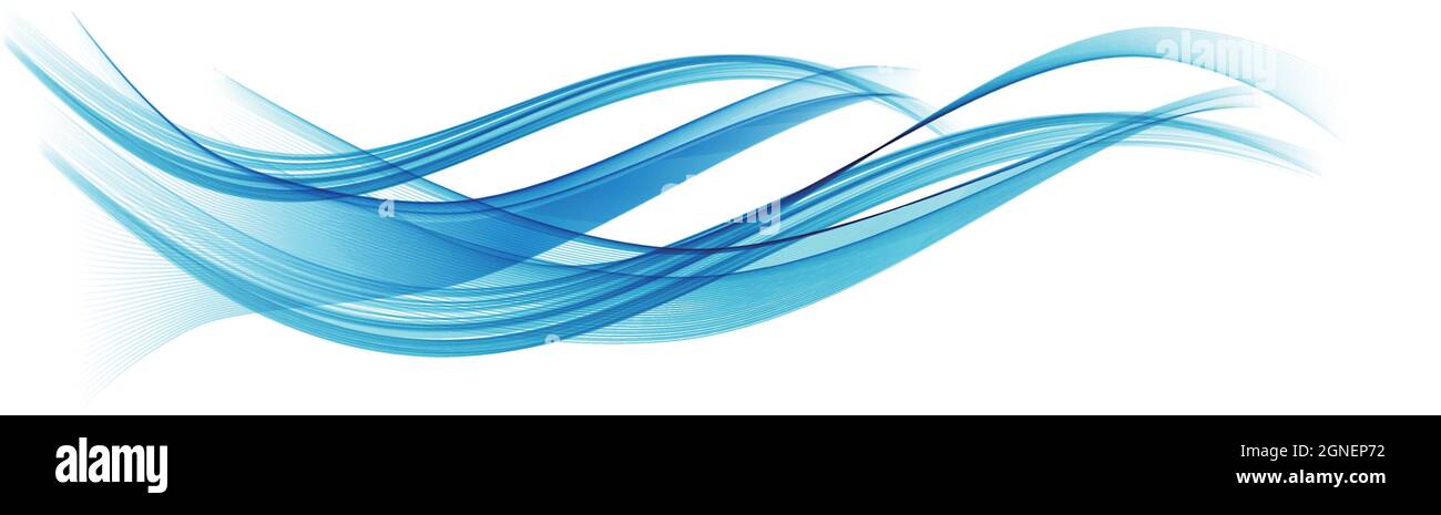 Abstract blue wave vector background Stock Vector Image & Art - Alamy