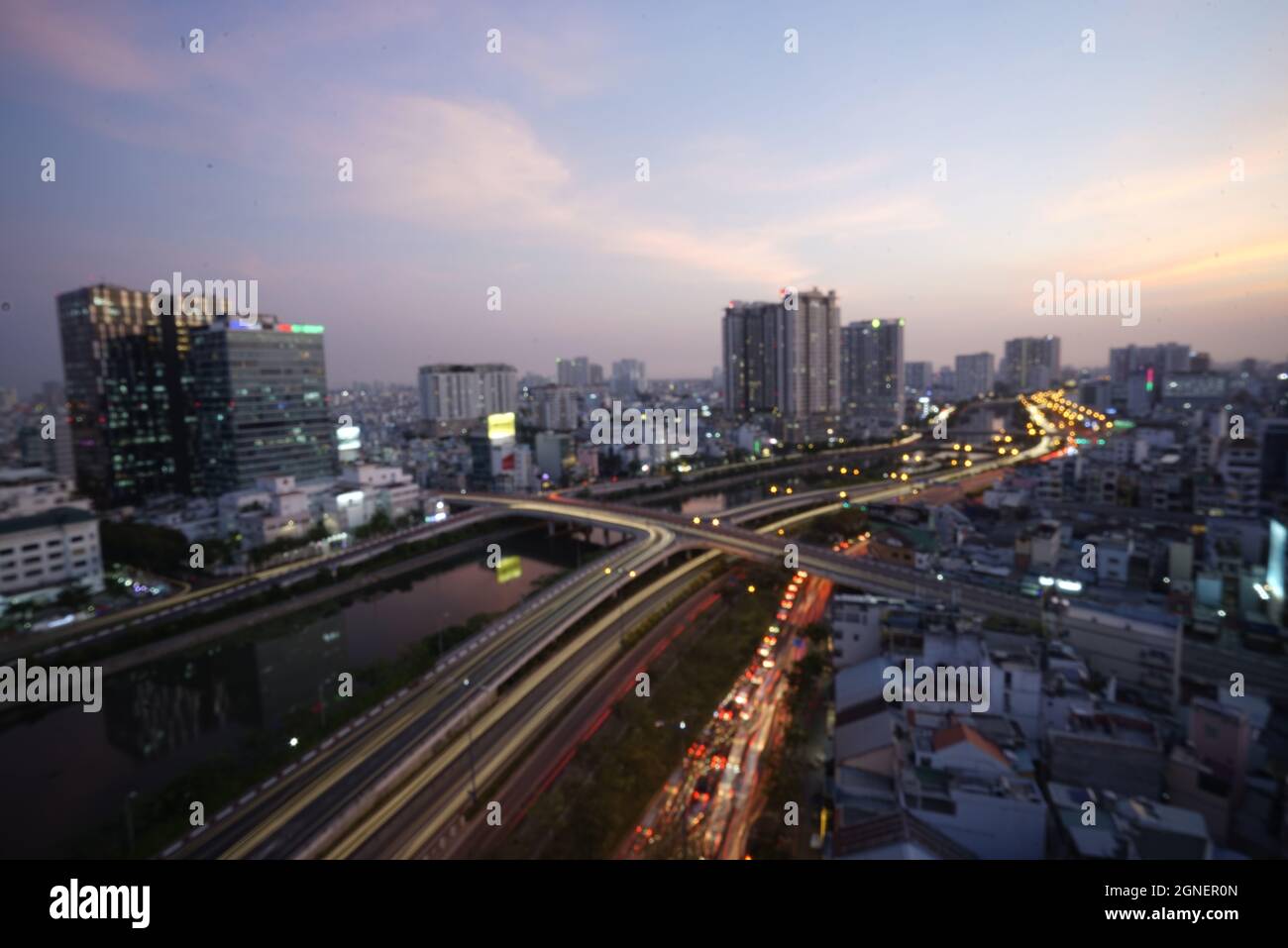 Nice cityscape in Ho Chi Minh city southern Vietnam Stock Photo - Alamy