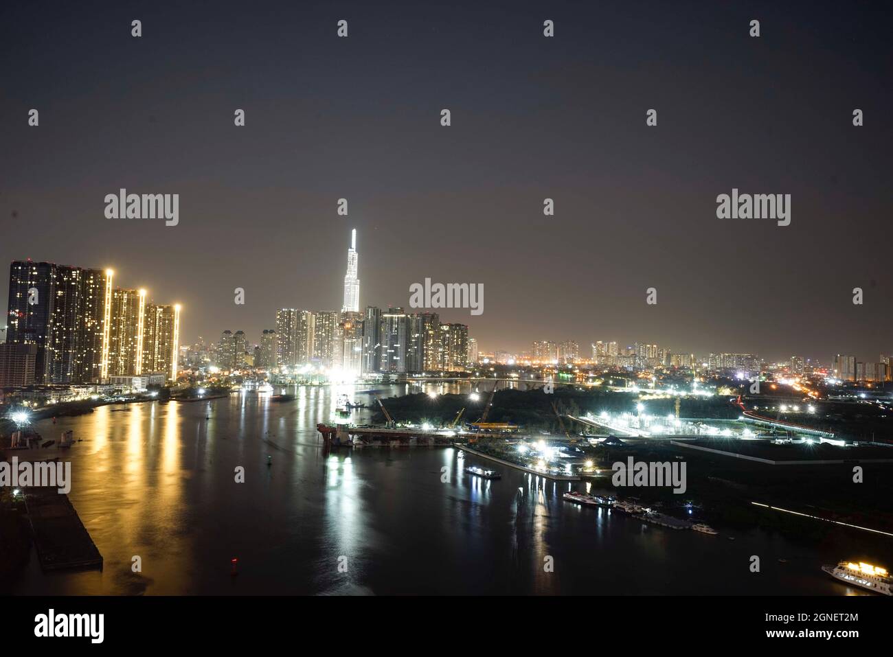 Nice cityscape in Ho Chi Minh city southern Vietnam Stock Photo - Alamy