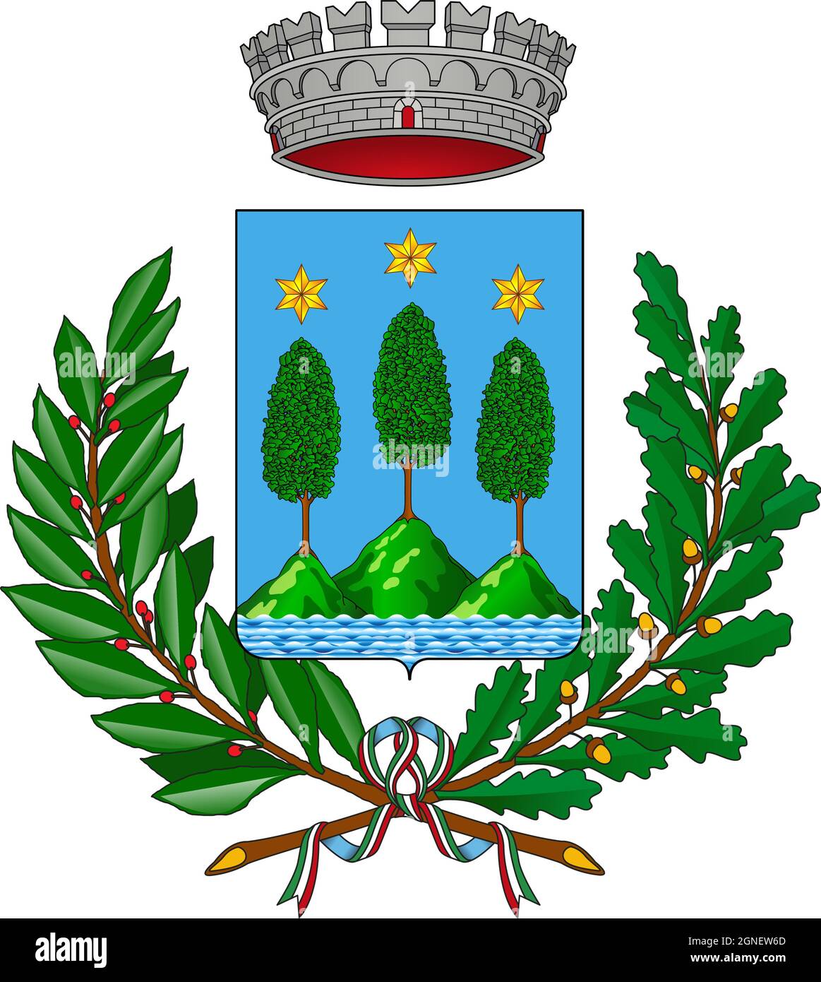 The republic of italy coat of arms Cut Out Stock Images & Pictures - Alamy