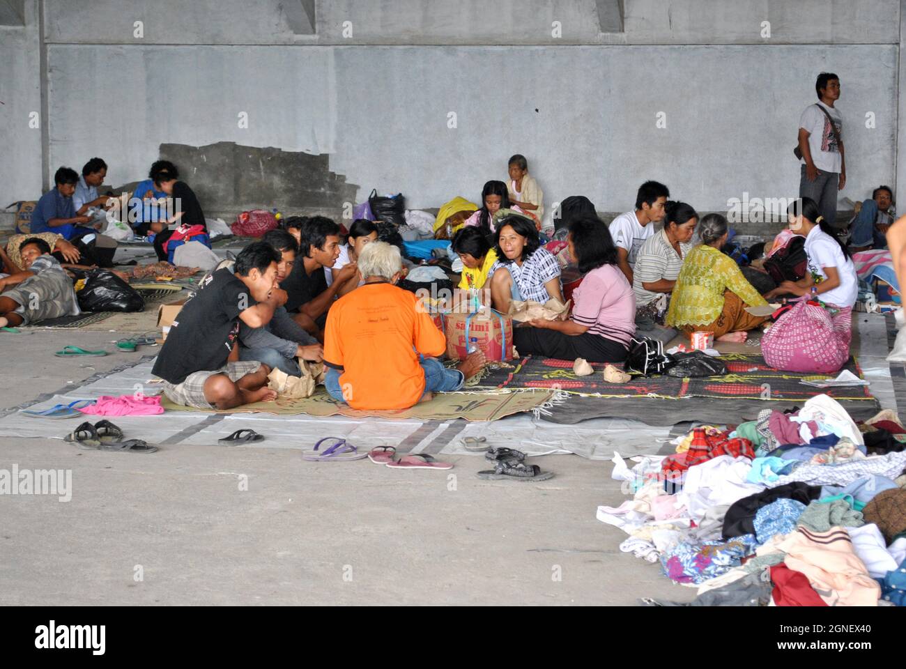 This is the state of the residents around Mount Merapi who were ...
