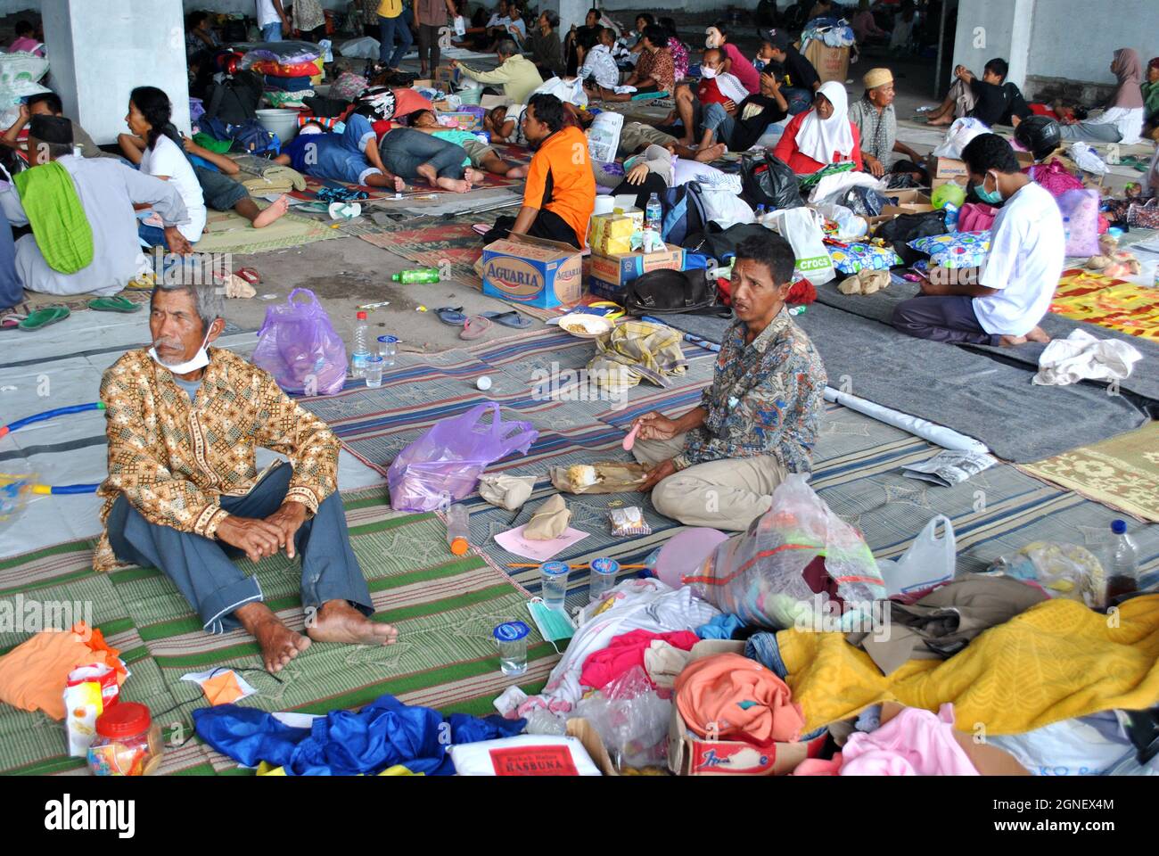 This is the state of the residents around Mount Merapi who were ...