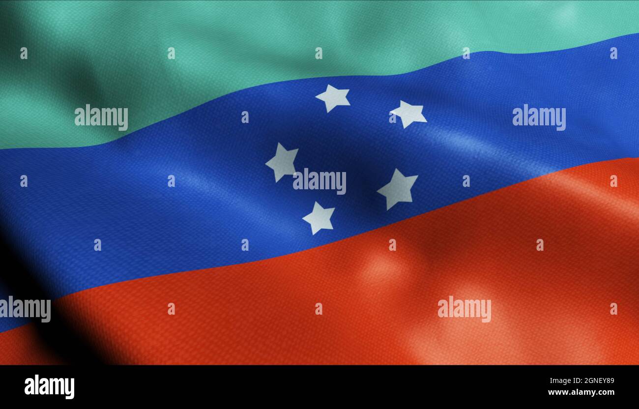 3D Illustration of a waving Ethiopian Region flag of Sidama Stock Photo ...