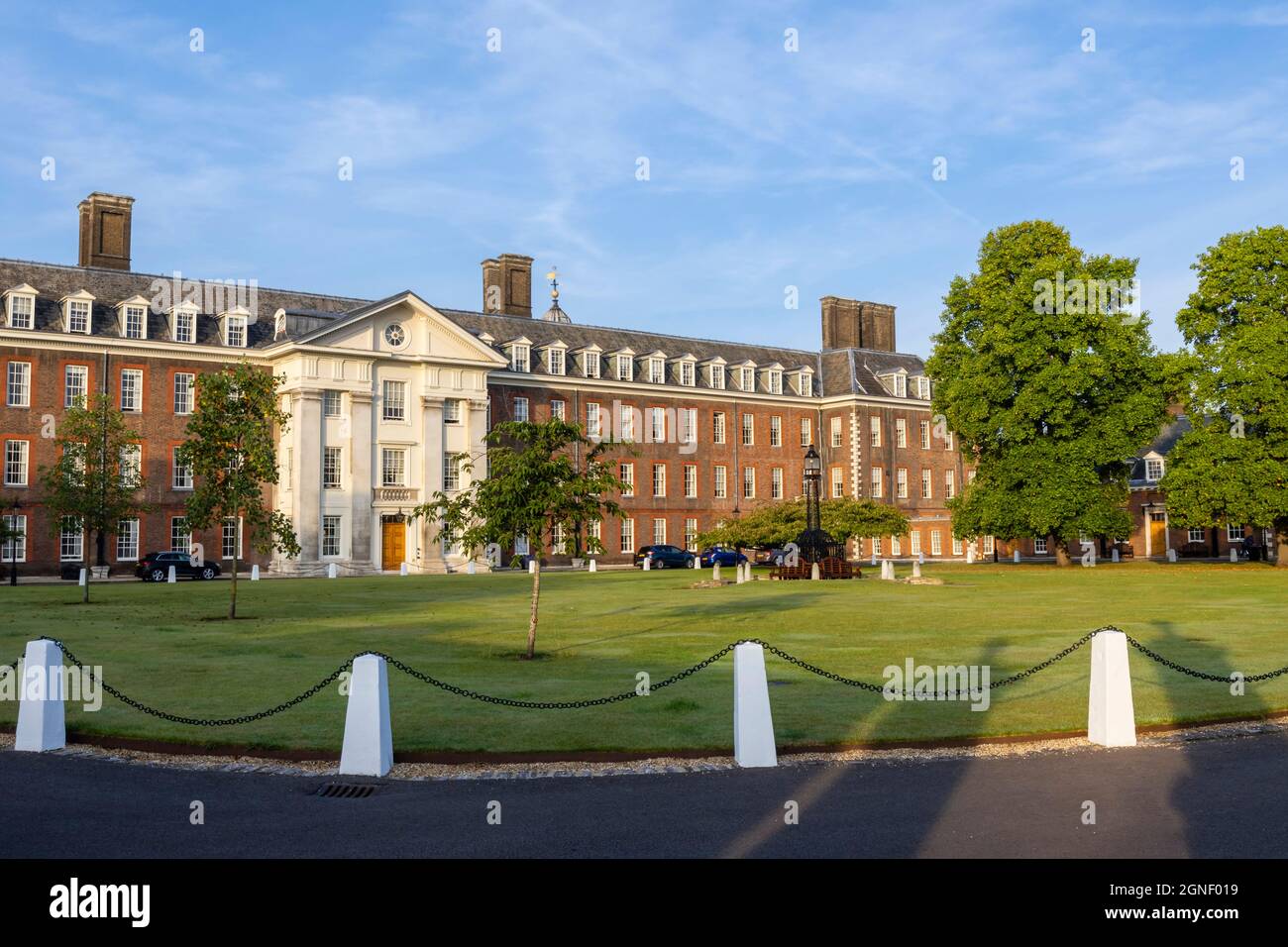 Daytime english exterior heritage hospital sunshine hi-res stock ...