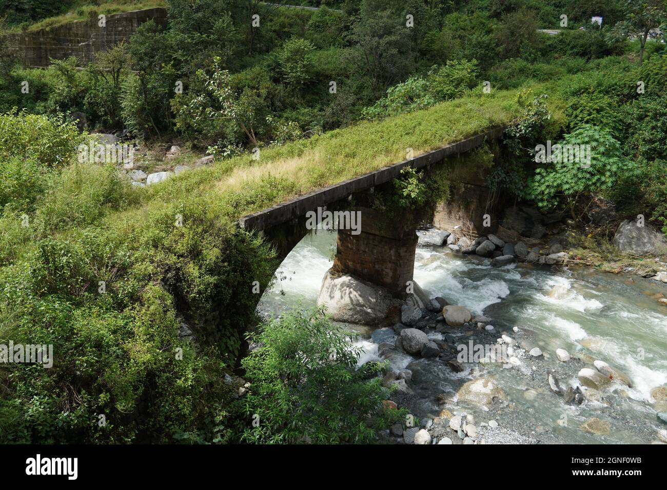 Old abandoned bridge Stock Photo - Alamy