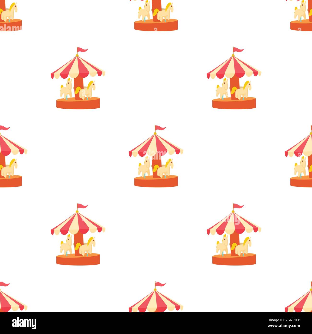 Carousel with horses pattern seamless background texture repeat ...
