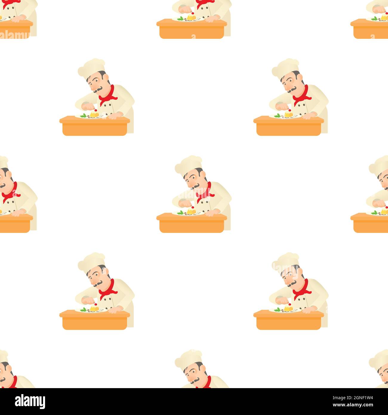 Pastry chef pattern seamless background texture repeat wallpaper ...