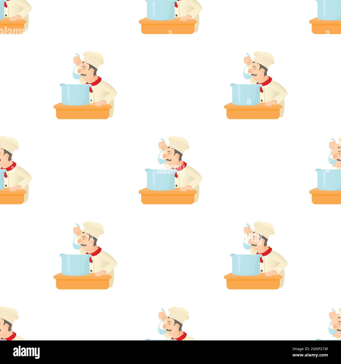 Cooking chef pattern seamless background texture repeat wallpaper ...