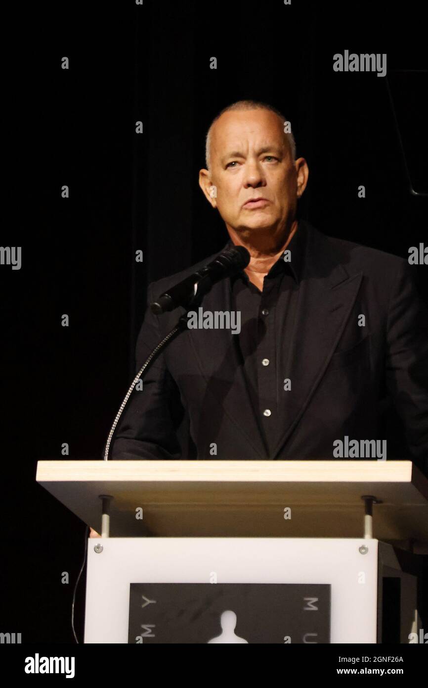Los Angeles, USA. 21st Sep, 2021. Tom Hanks 09/21/2021 The Opening ...