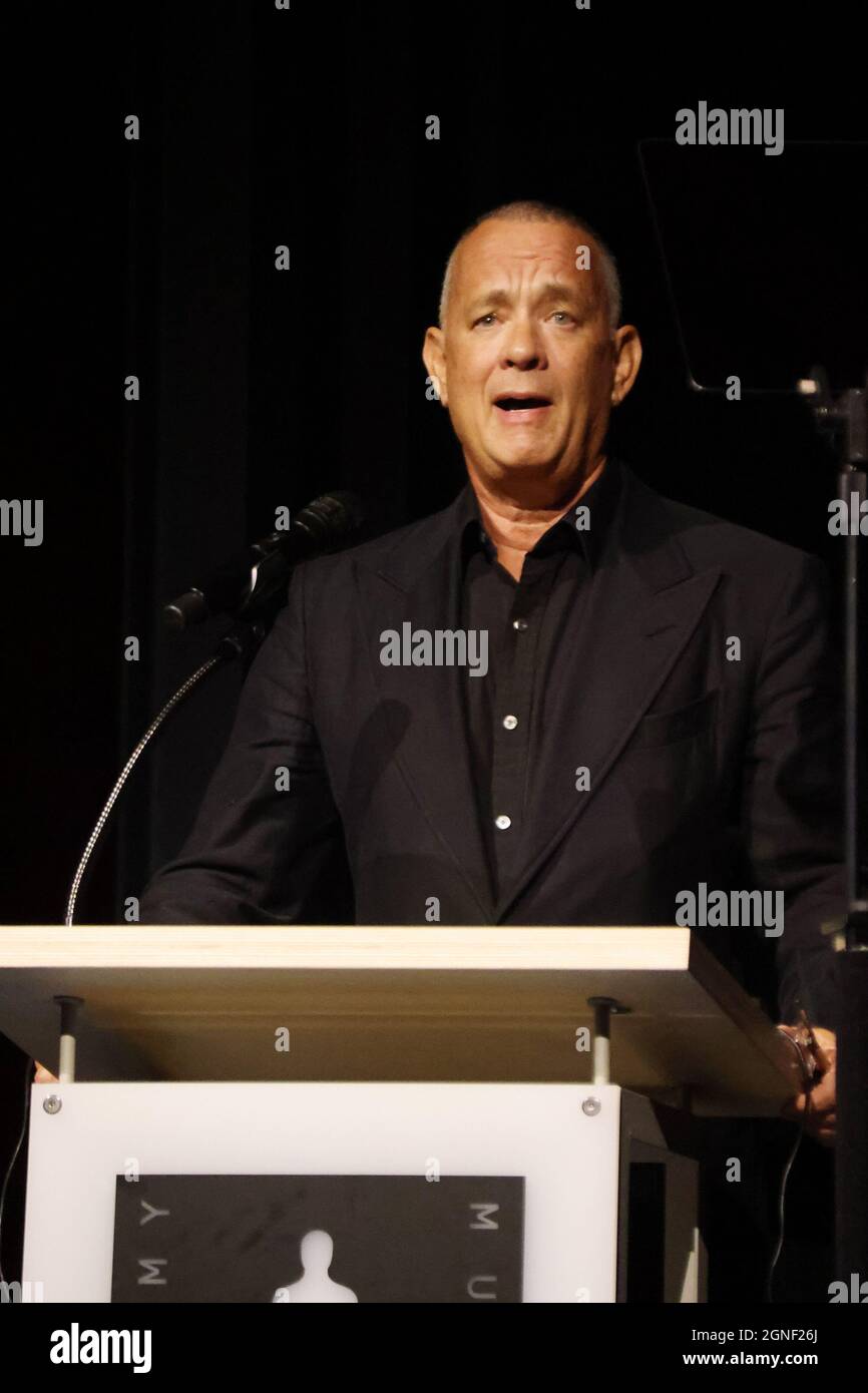 Los Angeles, USA. 21st Sep, 2021. Tom Hanks 09/21/2021 The Opening ...