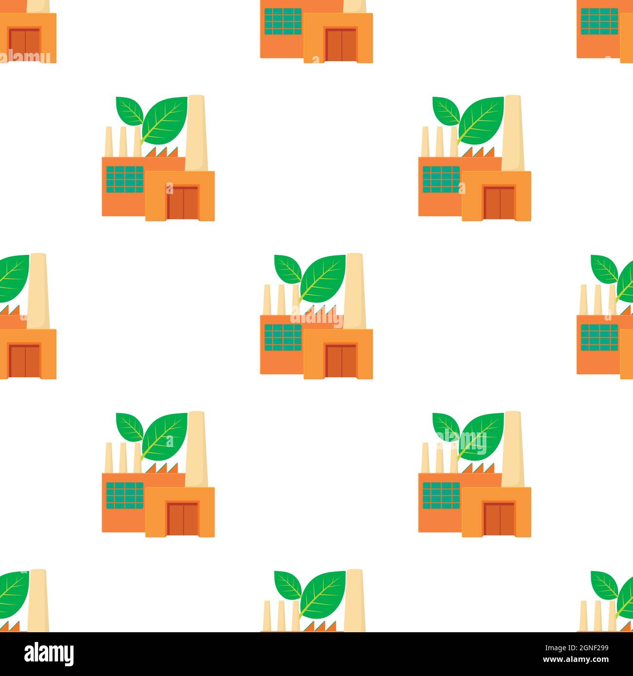 Eco factory pattern seamless background texture repeat wallpaper ...
